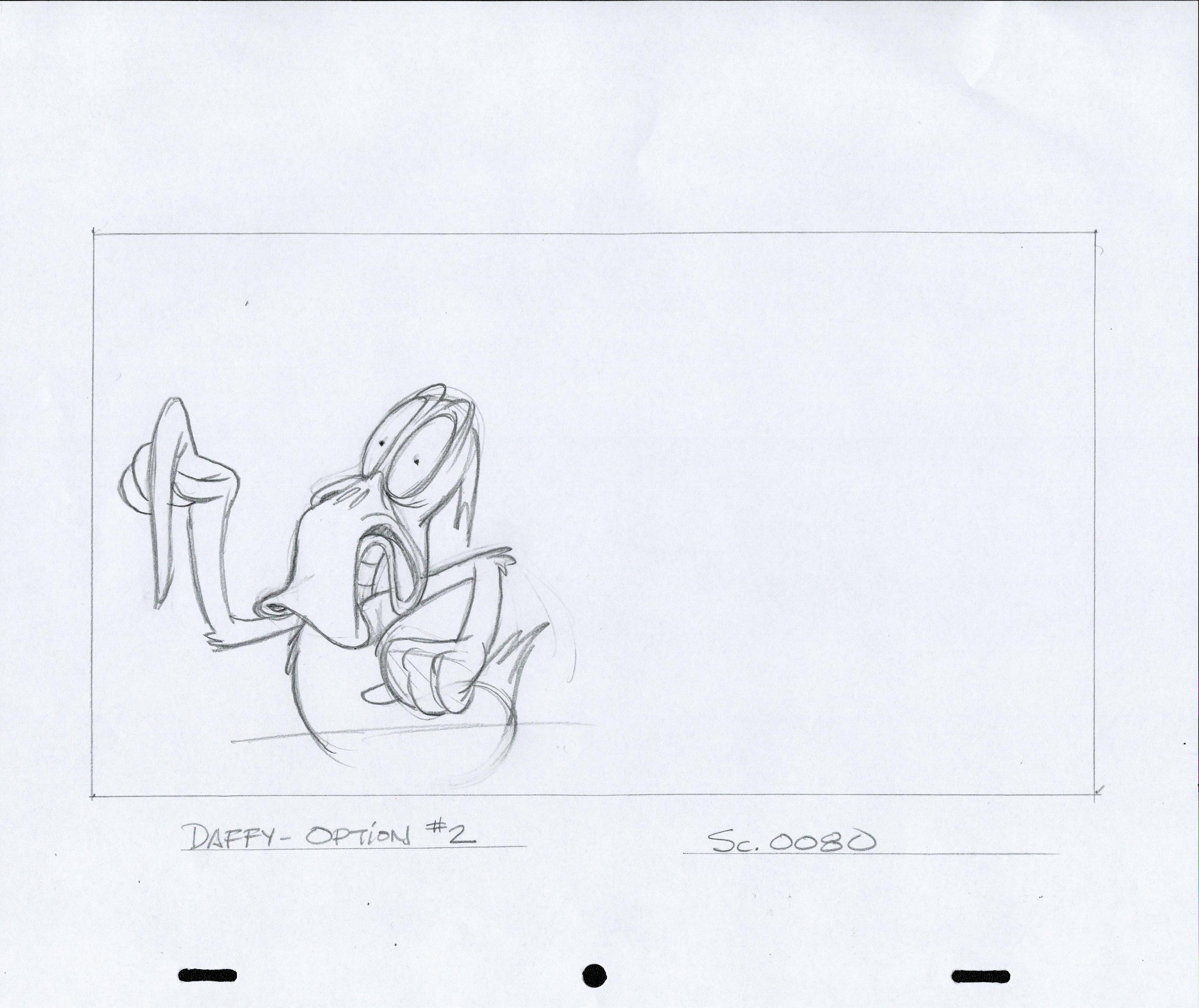 "Looney Tunes" Original Animation Drawing — John Pomeroy