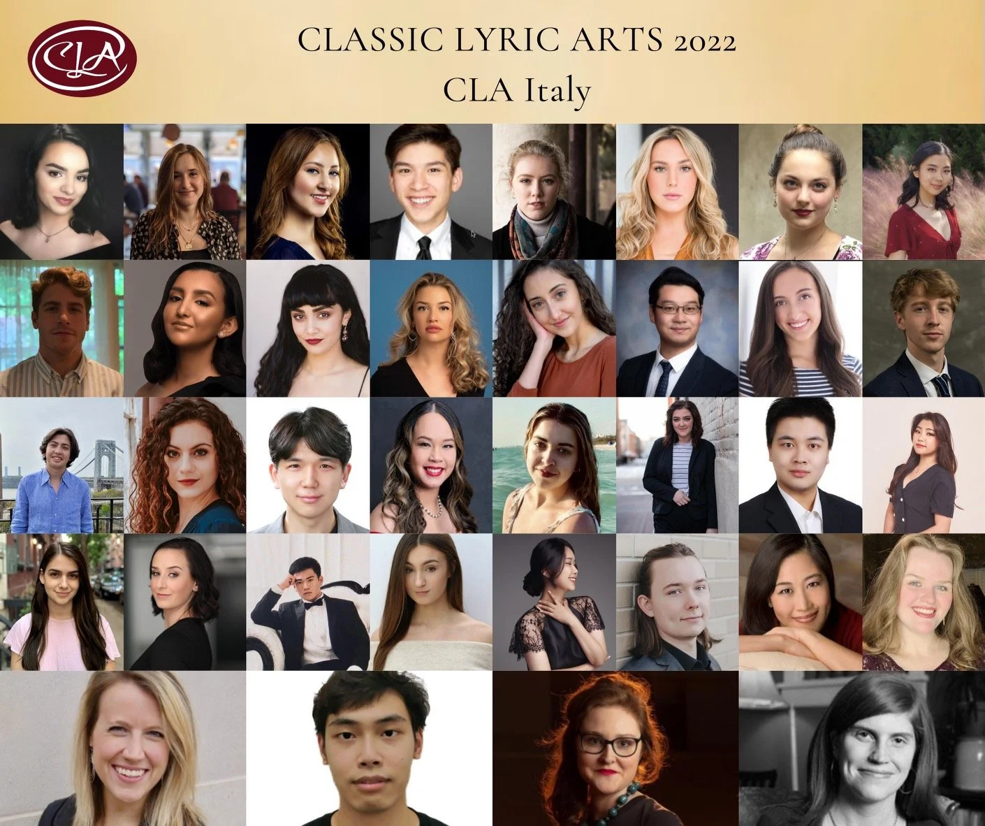Introducing the CLA 2022 Artists — Classic Lyric Arts, Inc.