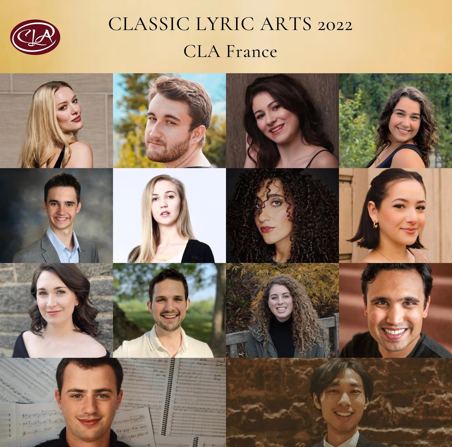 Introducing the CLA 2022 Artists — Classic Lyric Arts, Inc.