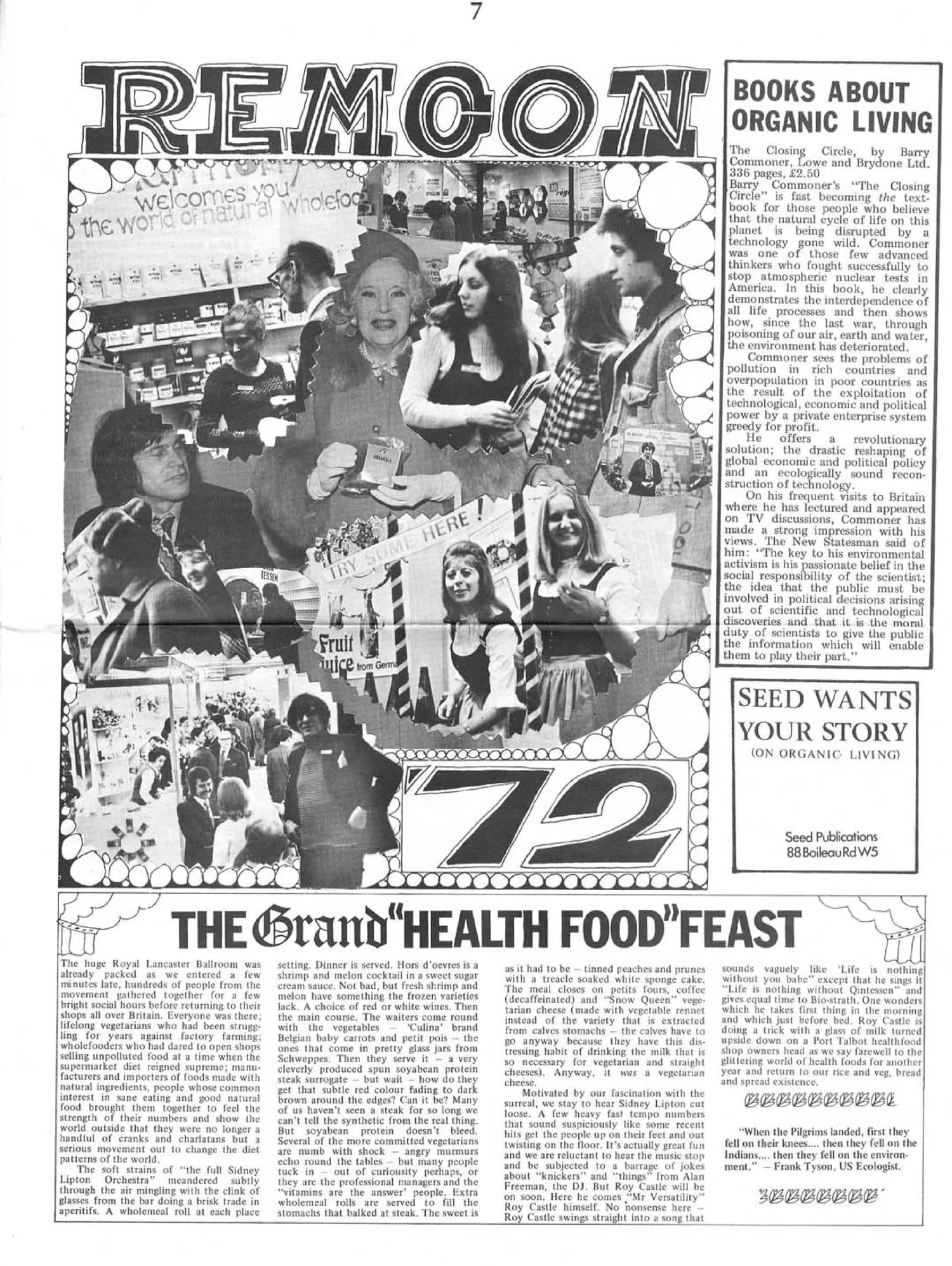 Seed Vol.1. No.2 Feb 1972 — Craig Sams
