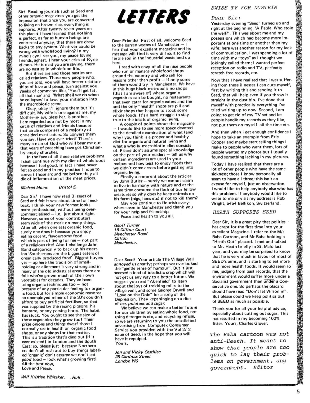 Seed Vol.2 No.4 April 1973 — Craig Sams