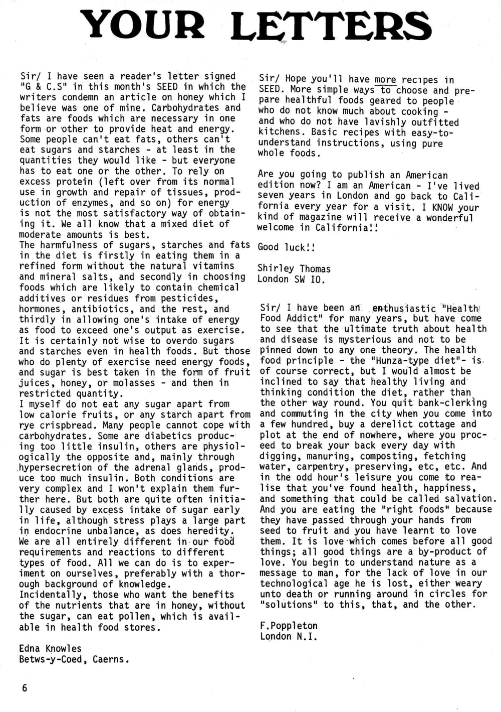 Seed Vol.2 No.6 June 1973 — Craig Sams