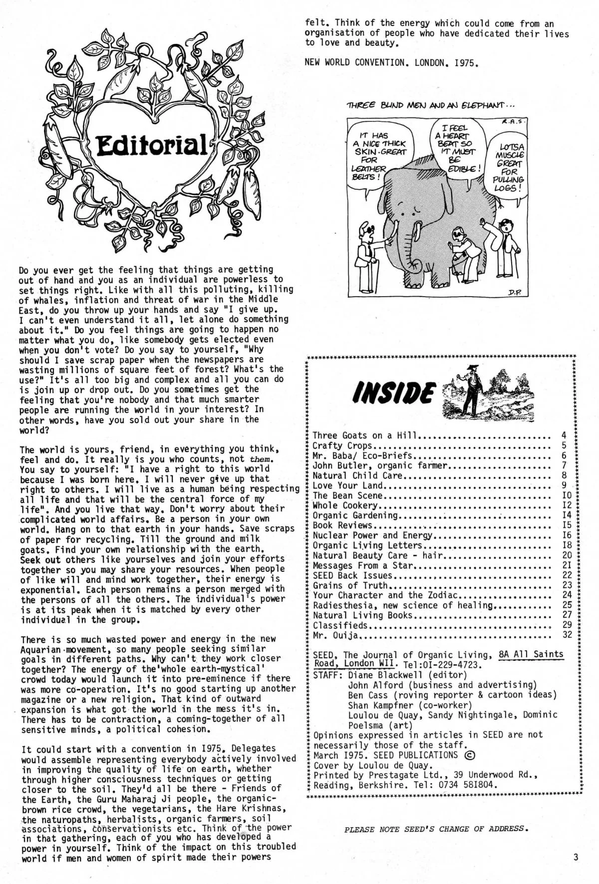 Seed Vol.4 No.3 March 1975 — Craig Sams