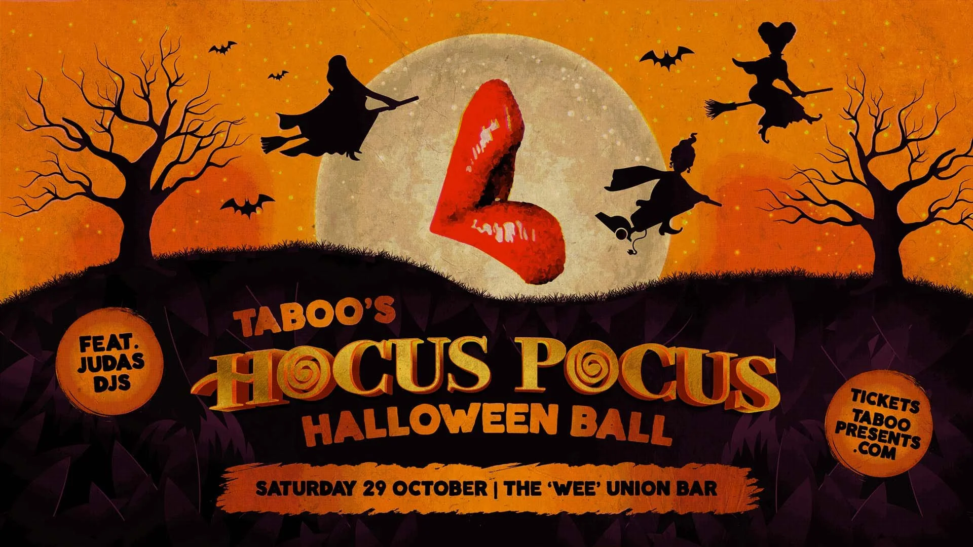 TABOO'S HOCUS POCUS HALLOWEEN BALL — Taboo Presents