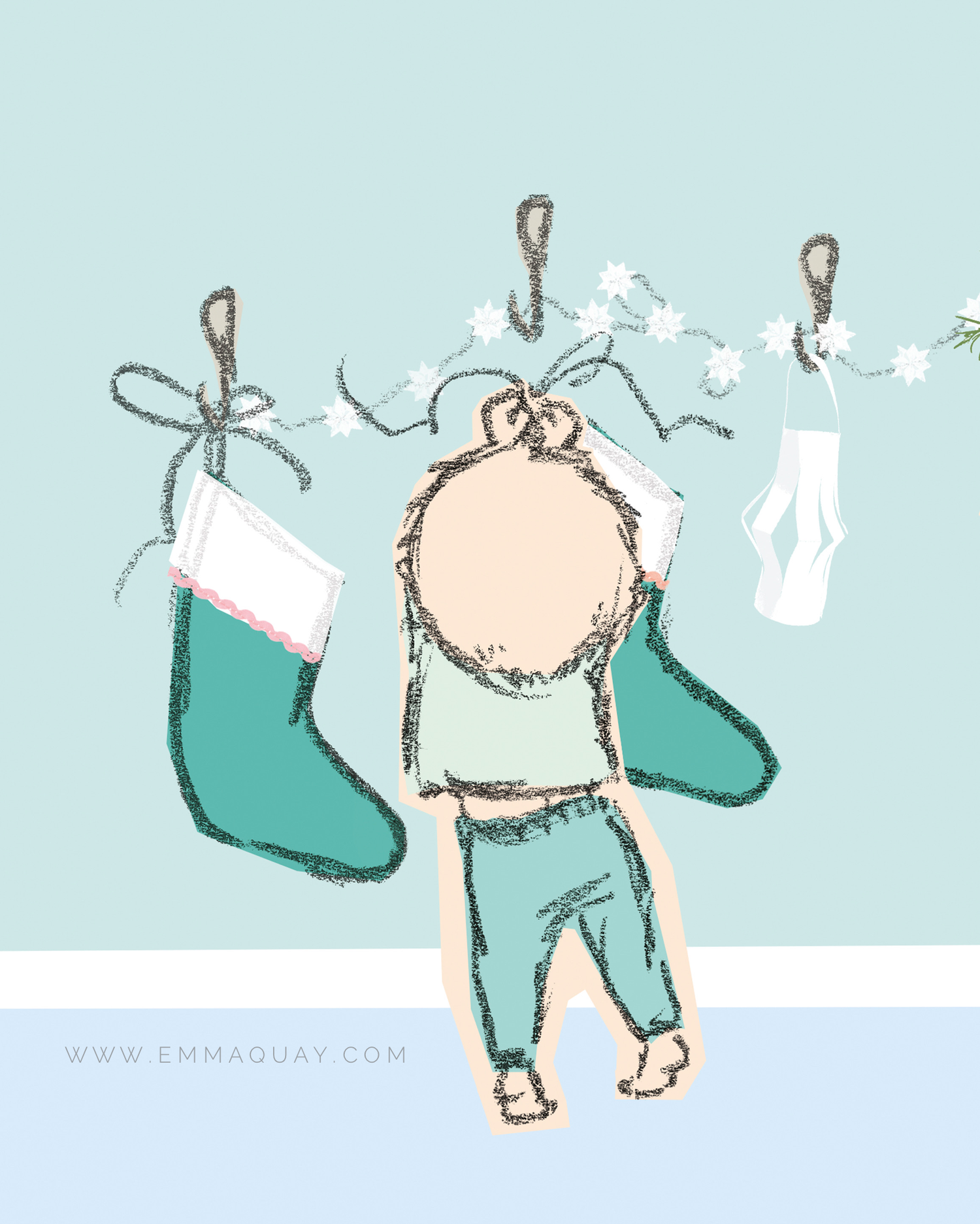 PASS IT ON: Meet the Book, 'Rudie Nudie Christmas' by Emma Quay — Emma ...