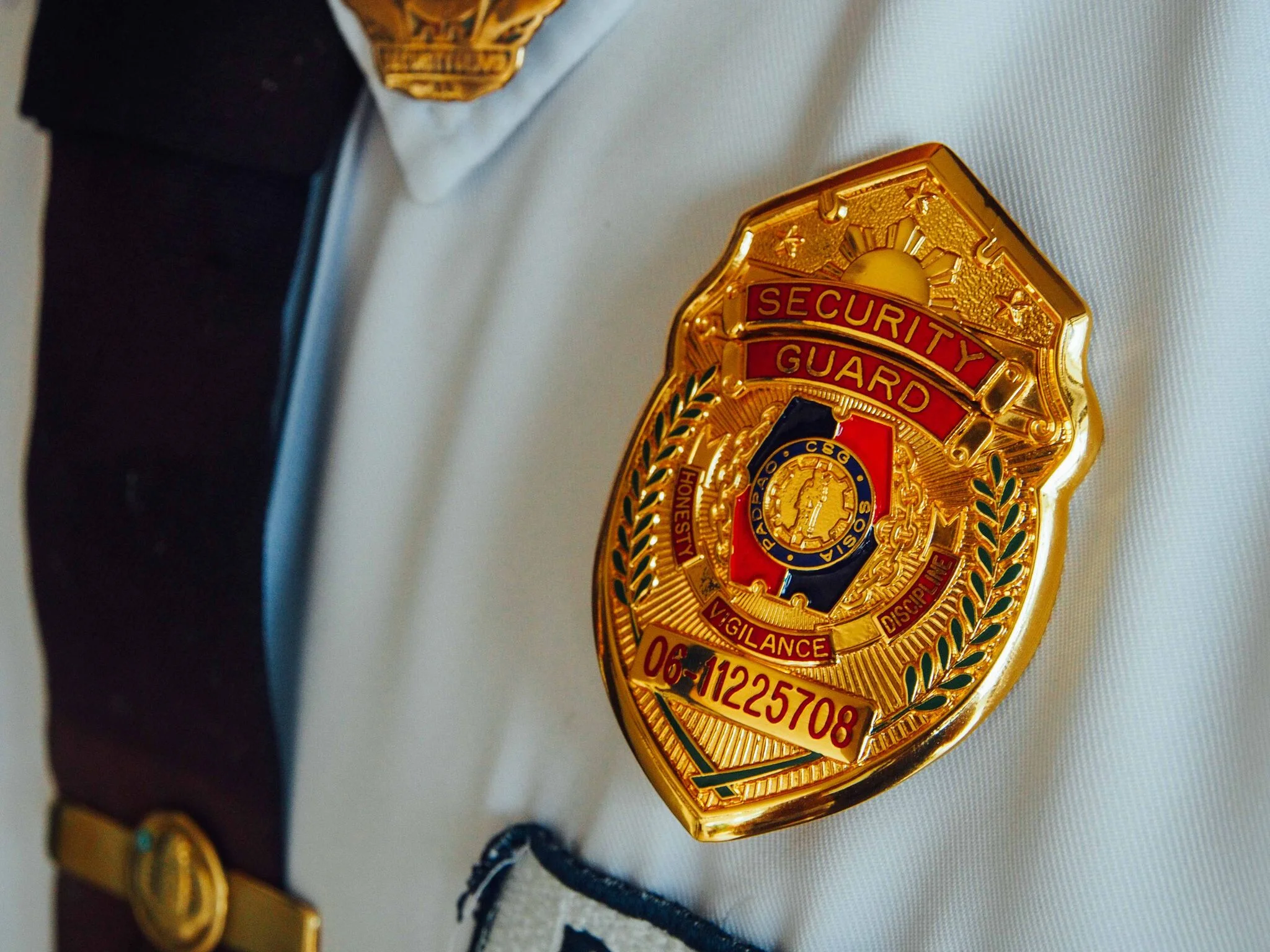 Philippine Security Guard Badge