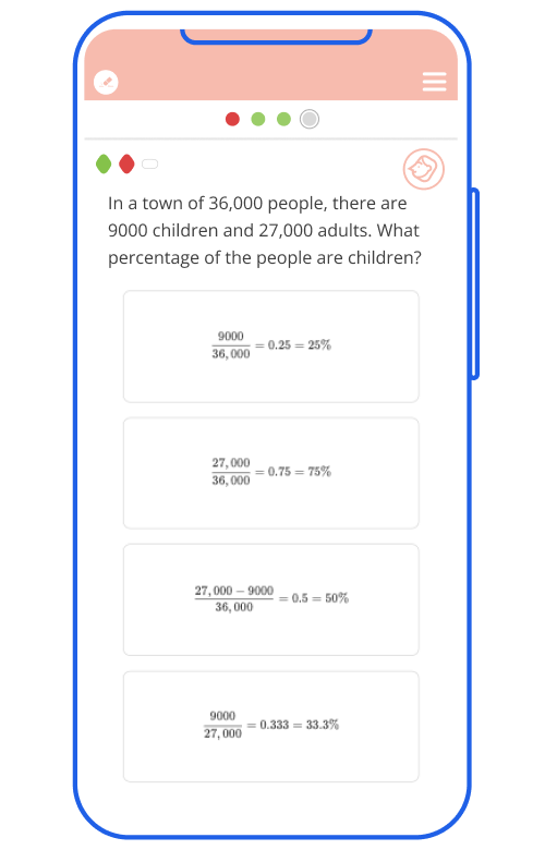 Tricky topics in GCSE Maths: Calculating Percentages for Ratios — Tassomai