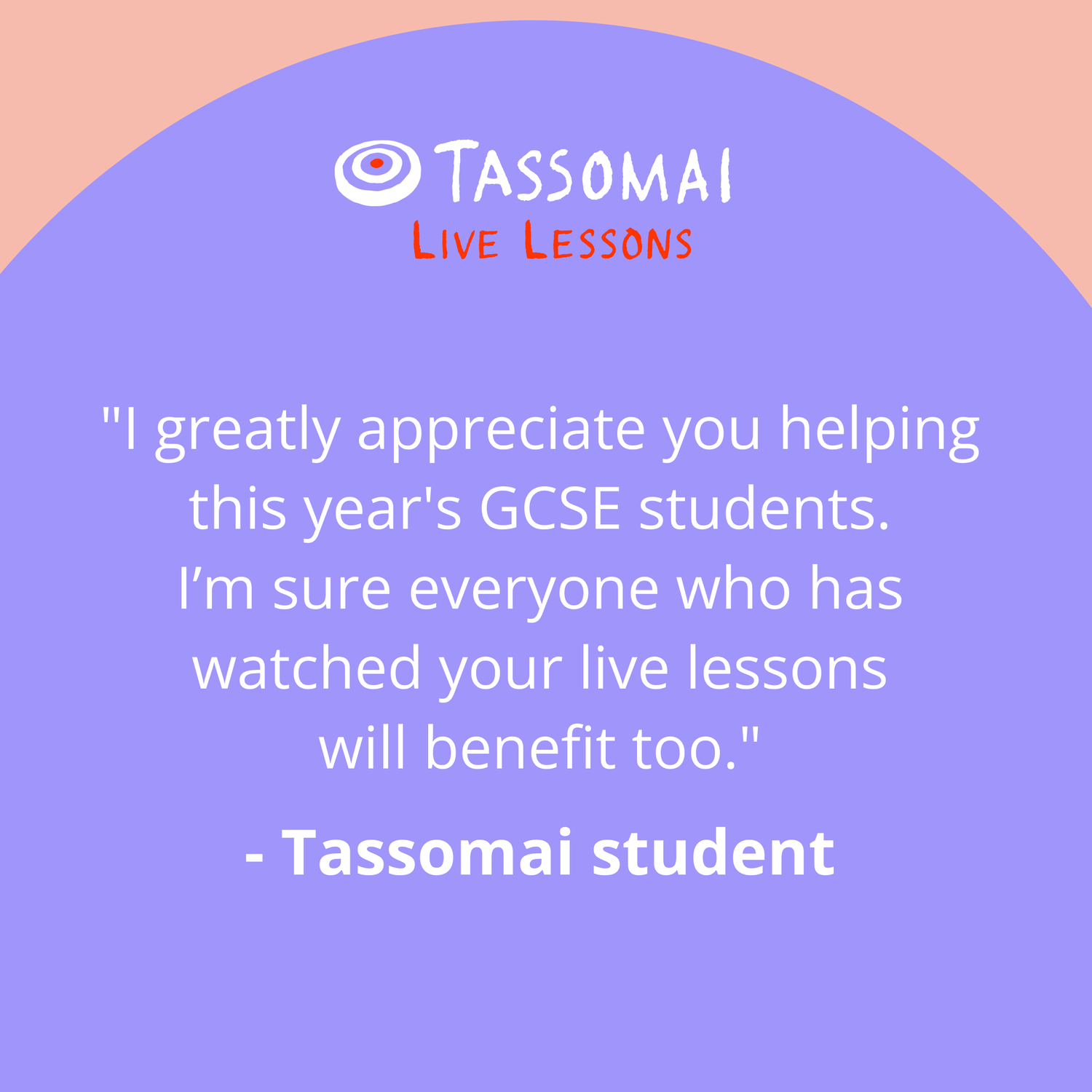 NEW Live Lessons Schedule Announced for May Revision Period — Tassomai