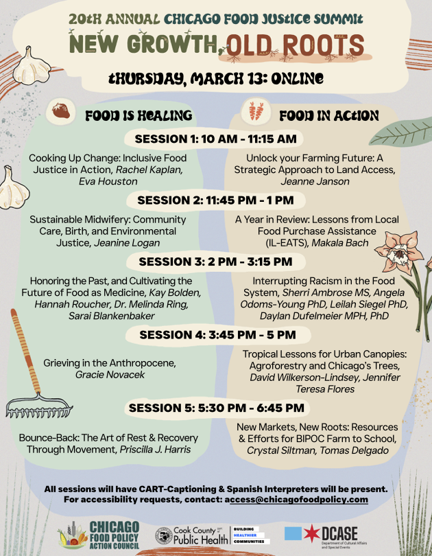 Summit Program Glance — Chicago Food Policy Action Council