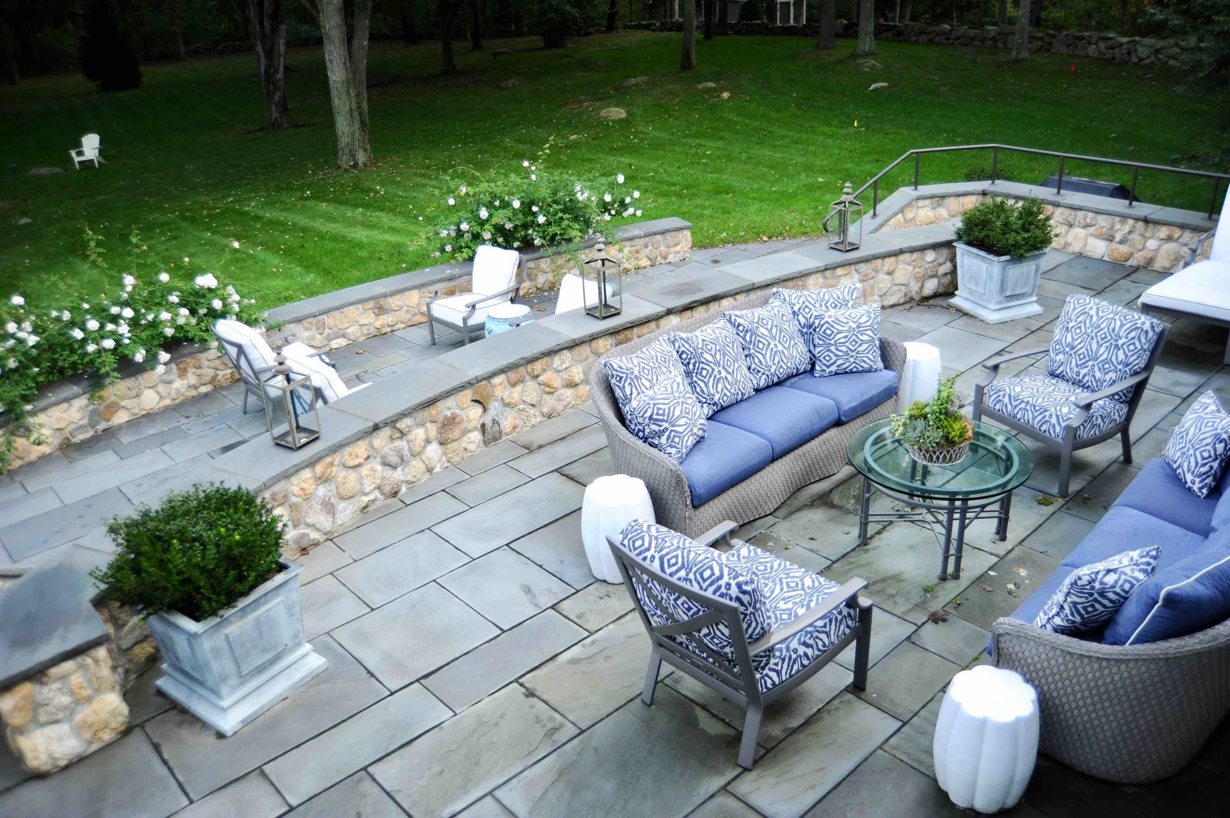 Terrace in Watch Hill, RI — Meg Lyons Architects, Architects in CT