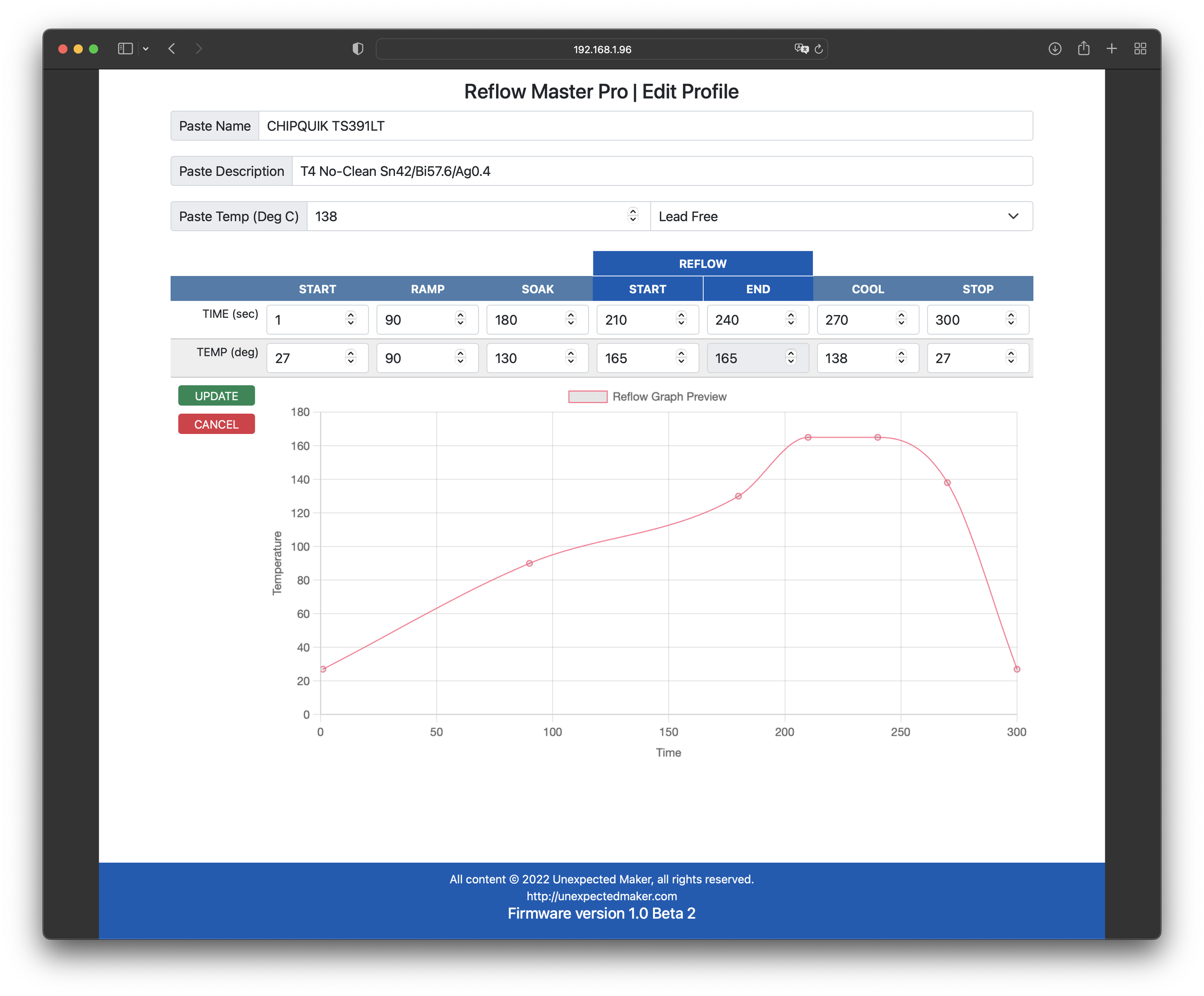Reflow Master Pro — Unexpected Maker