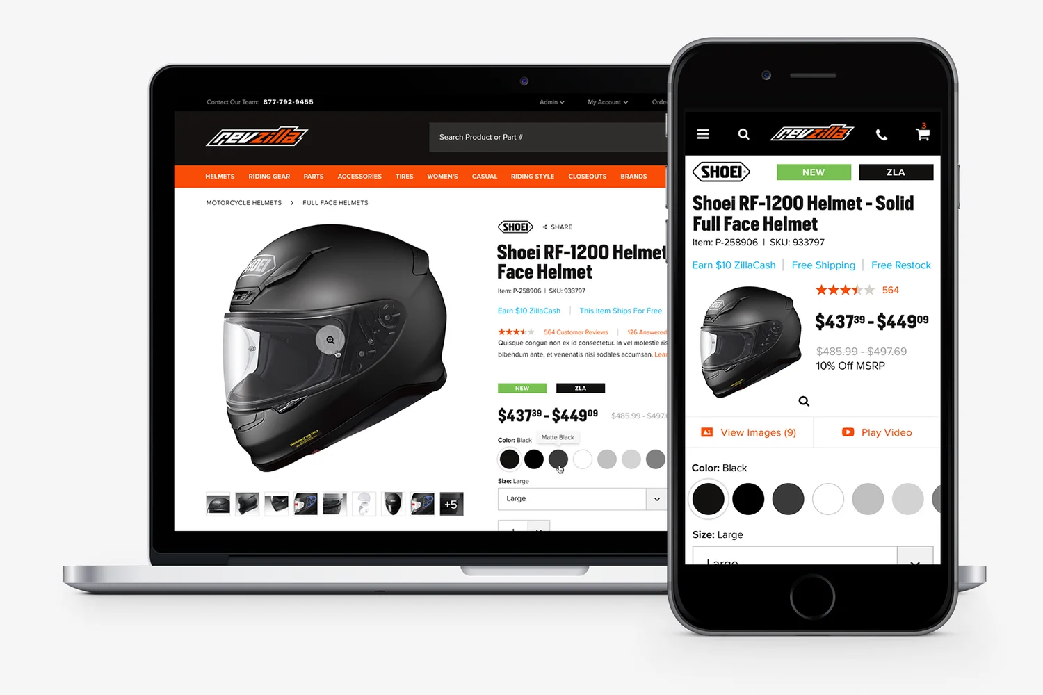 RevZilla Website Design — Peter Camburn