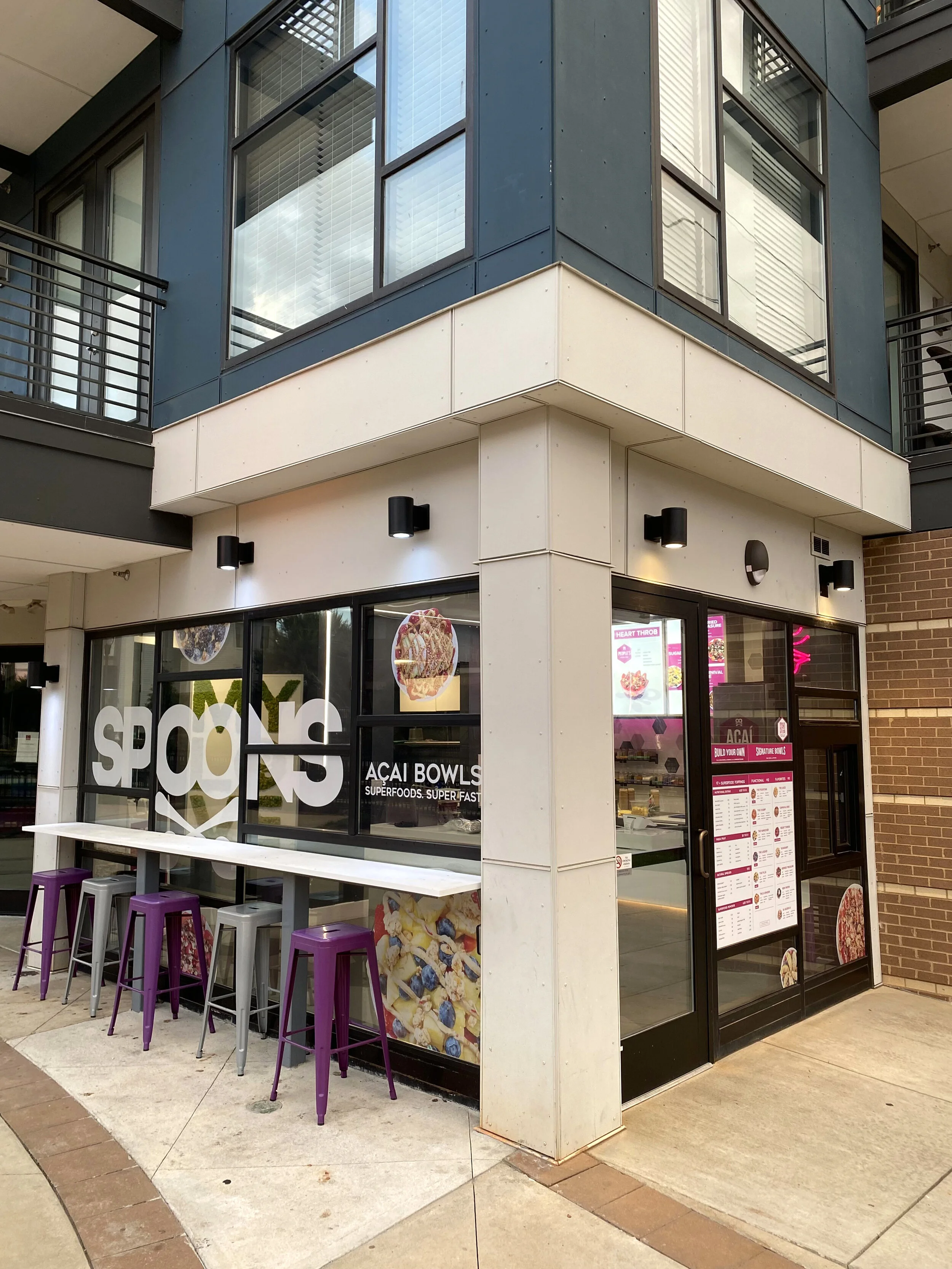 SPOONS, ACAI, SUPERFOODS SUPERFAST, CHARLOTTE, NC