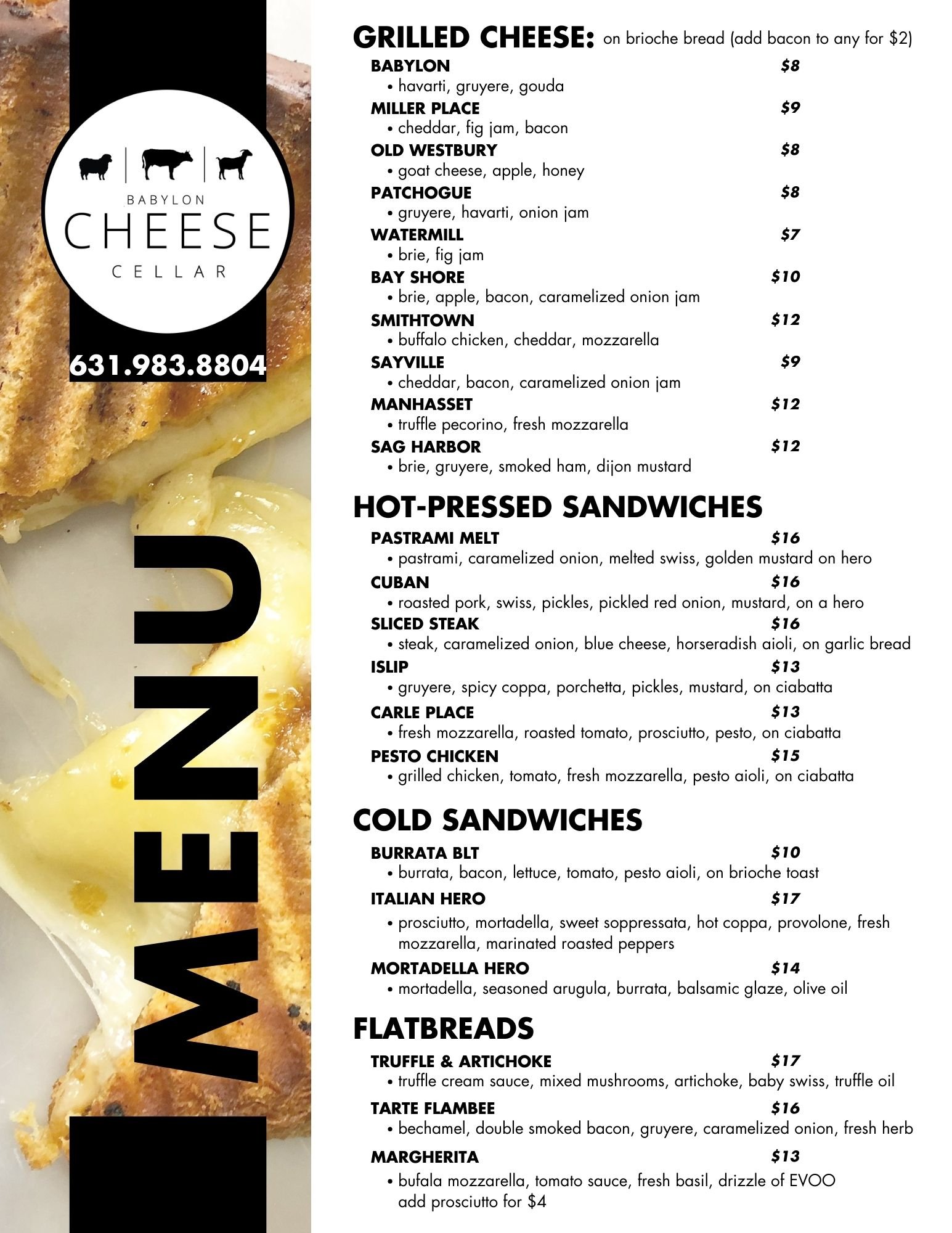 Grilled Cheese — Babylon Cheese Cellar