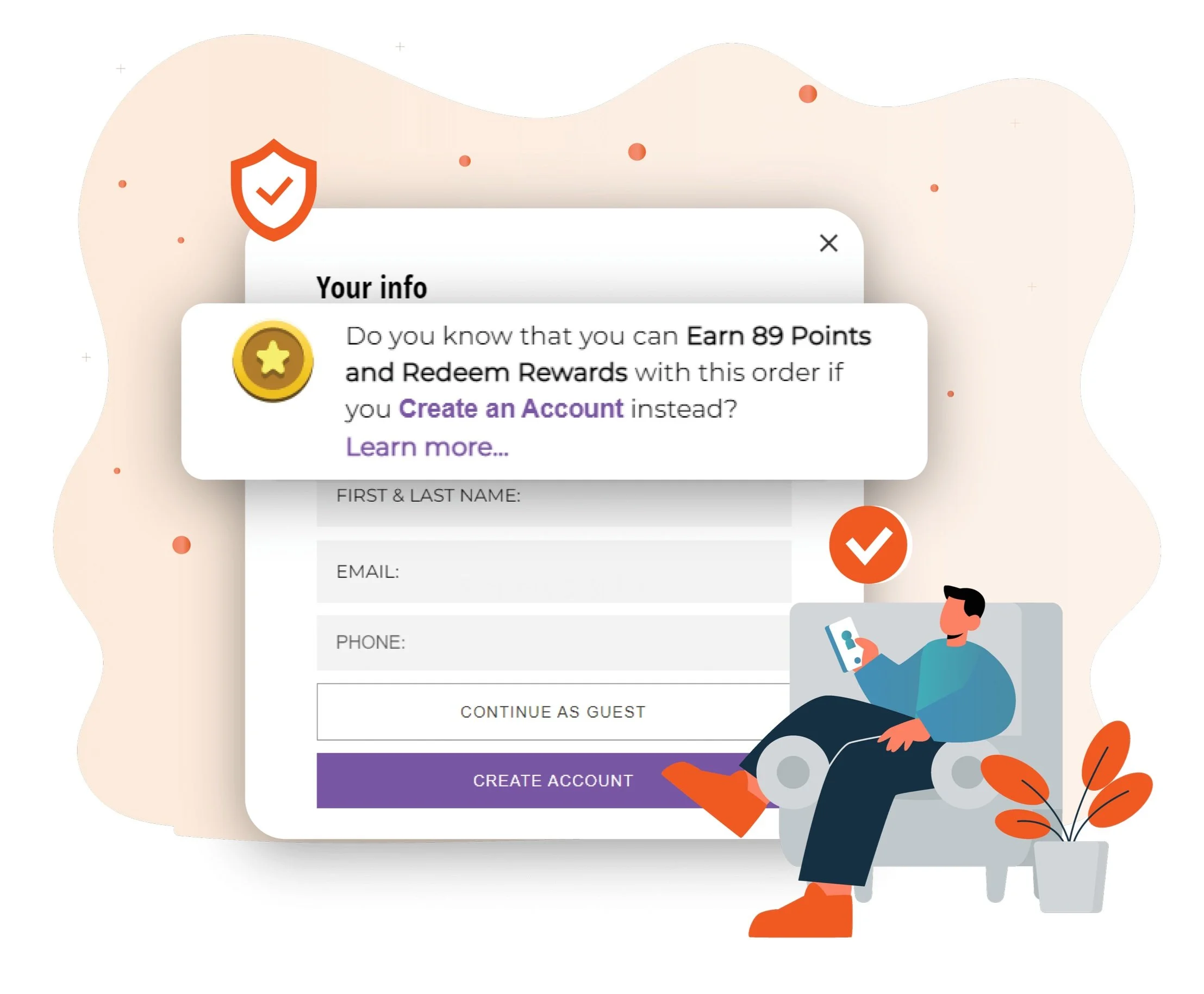 Online food ordering loyalty program for restaurants and caterers ...