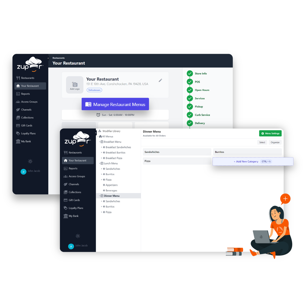 Branded online food ordering system for restaurants and caterers ...