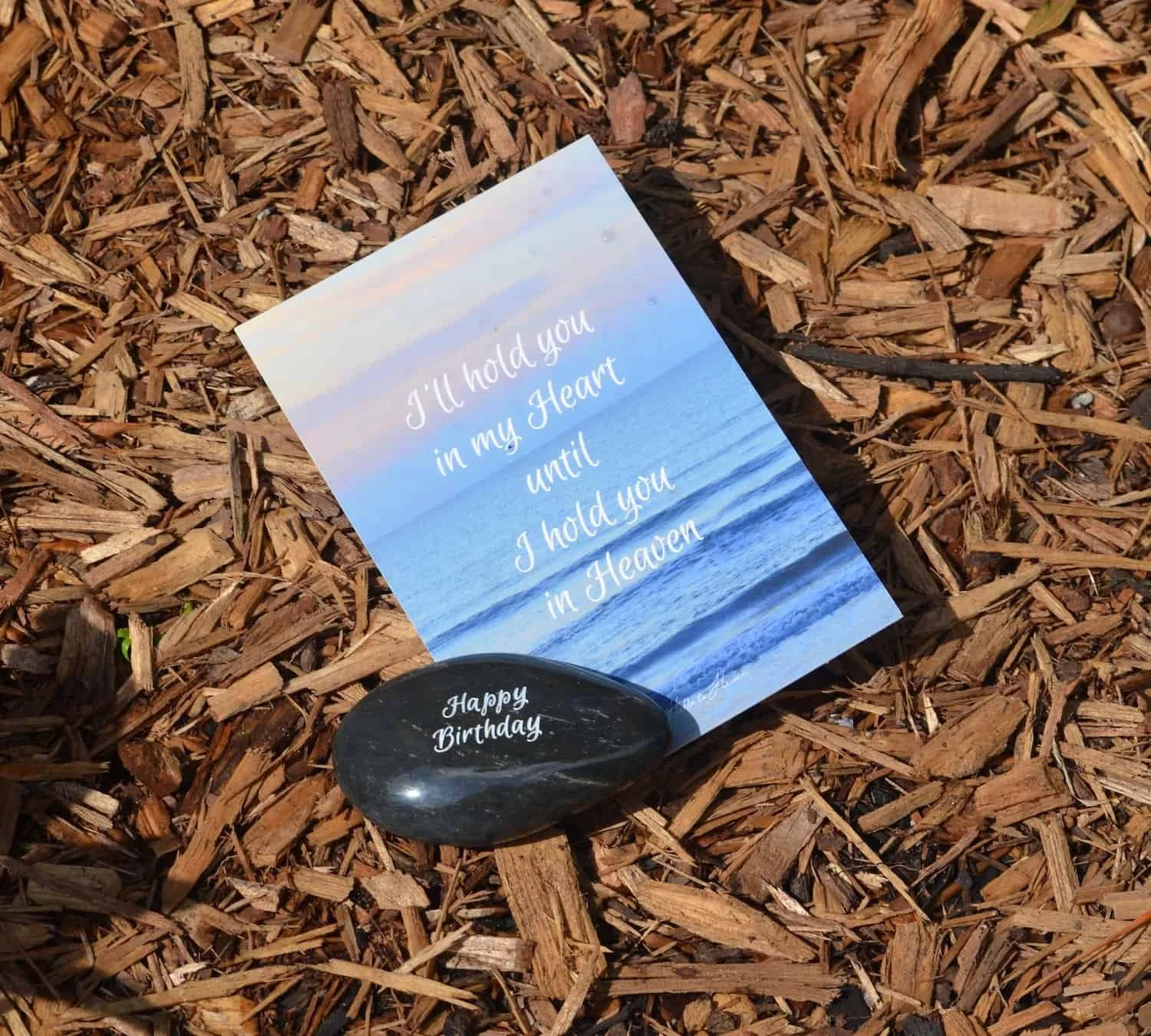 Engraved Memorial Stone & Card Packages・From Hello to Heaven