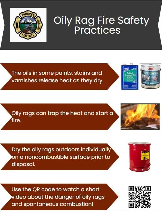Oily Rag Fire Safety — Truckee Fire Protection District