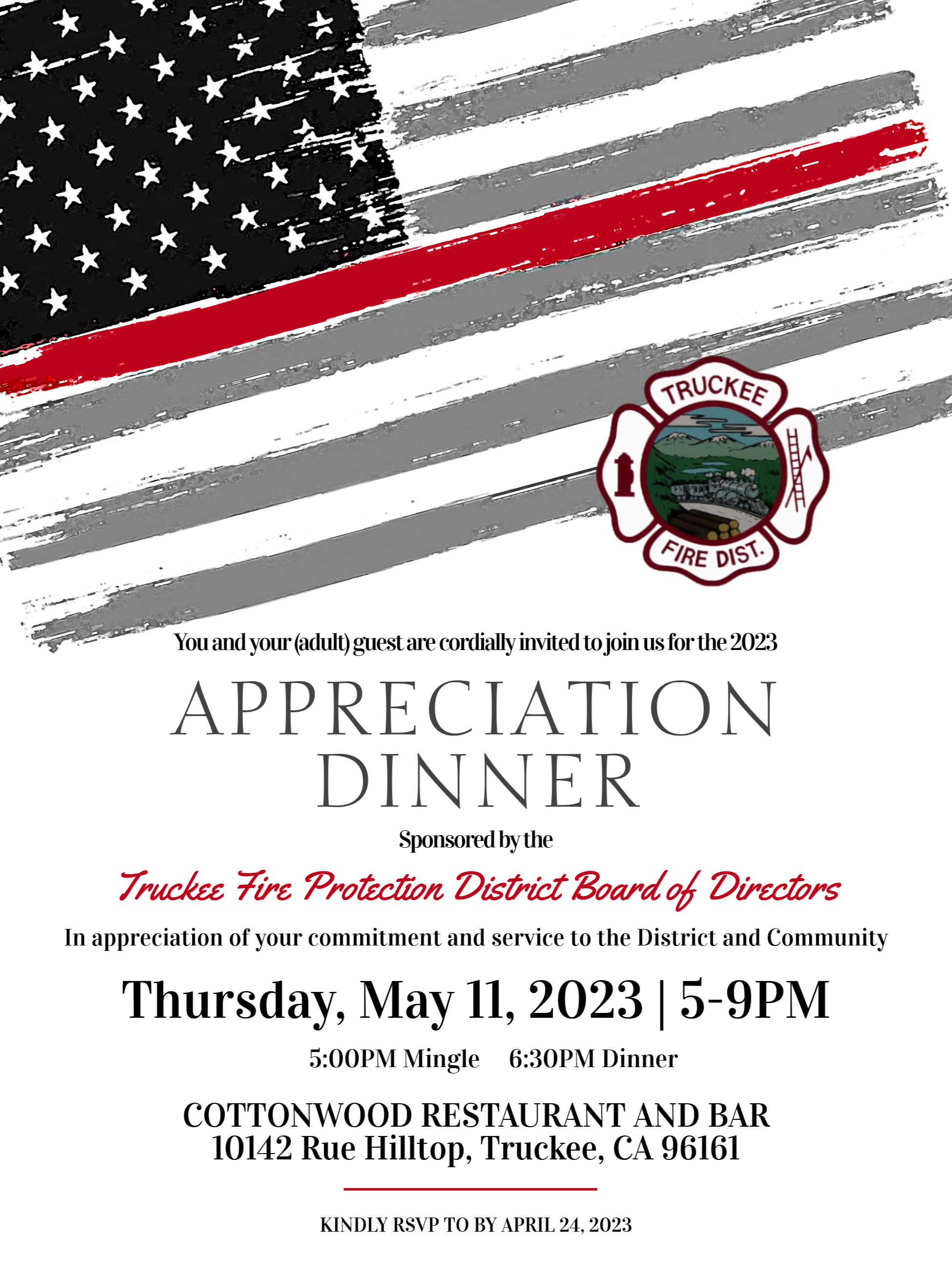 Employee Appreciation Dinner — Truckee Fire Protection District