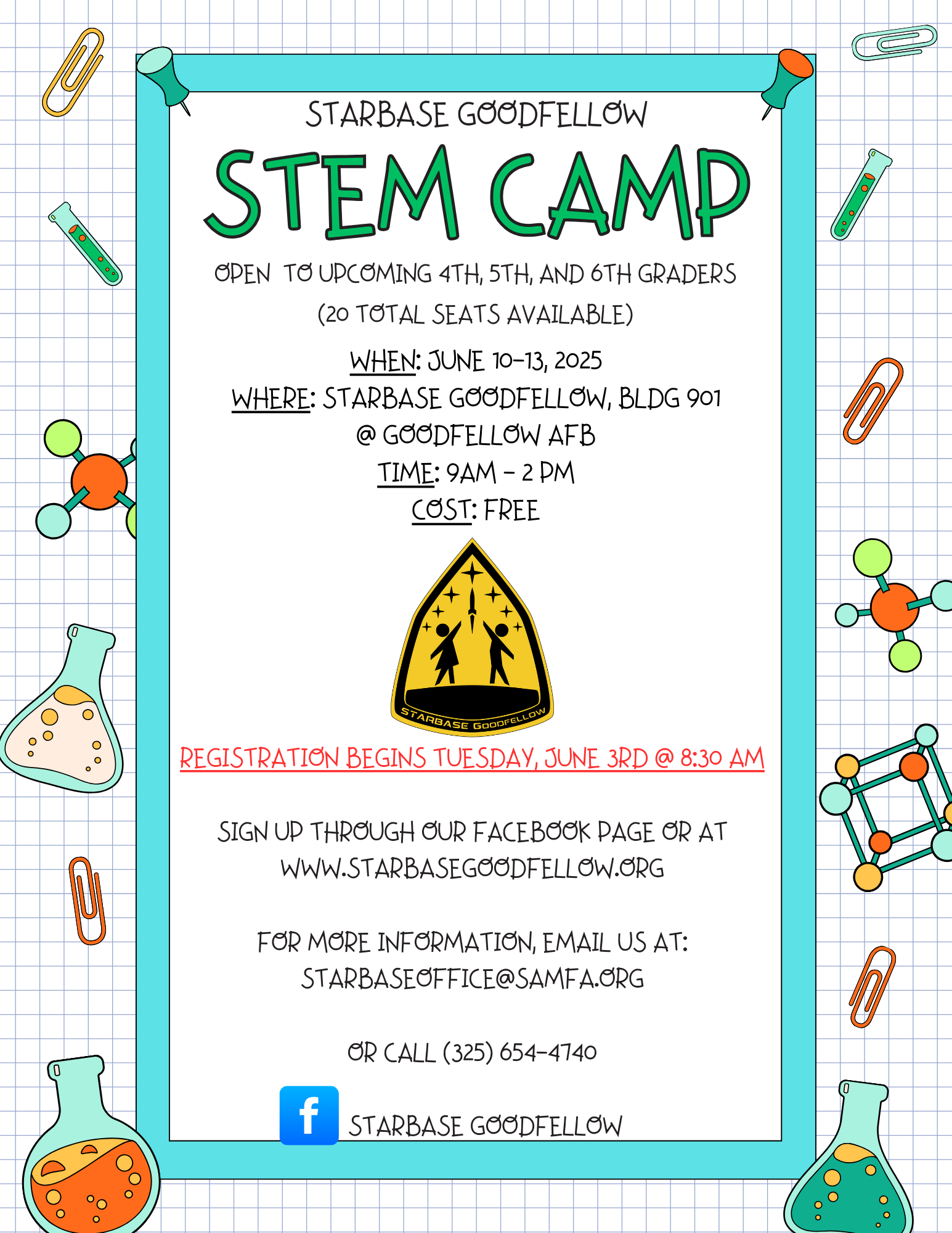 Summer Camp — STARBASE Goodfellow
