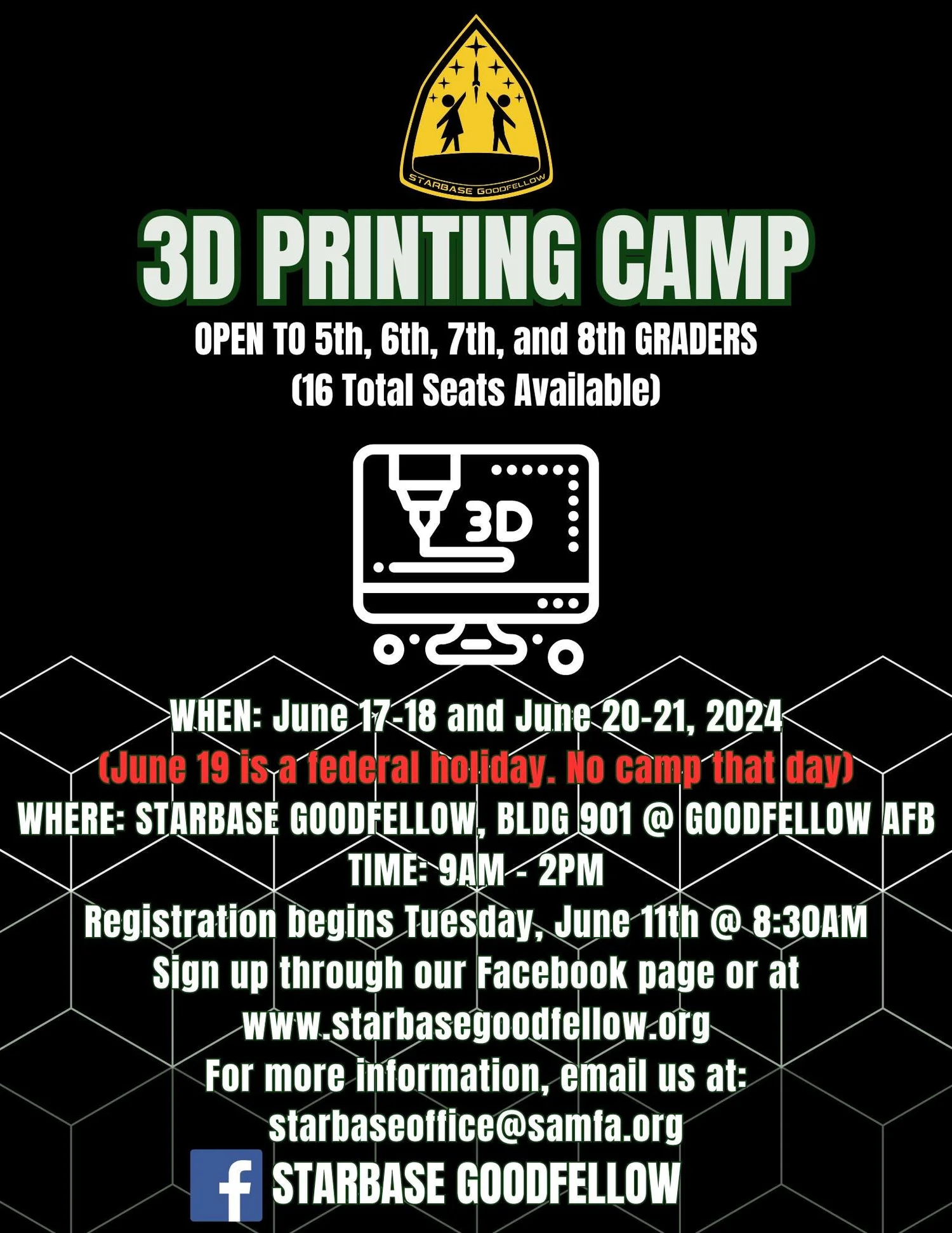 Summer Camp — STARBASE Goodfellow