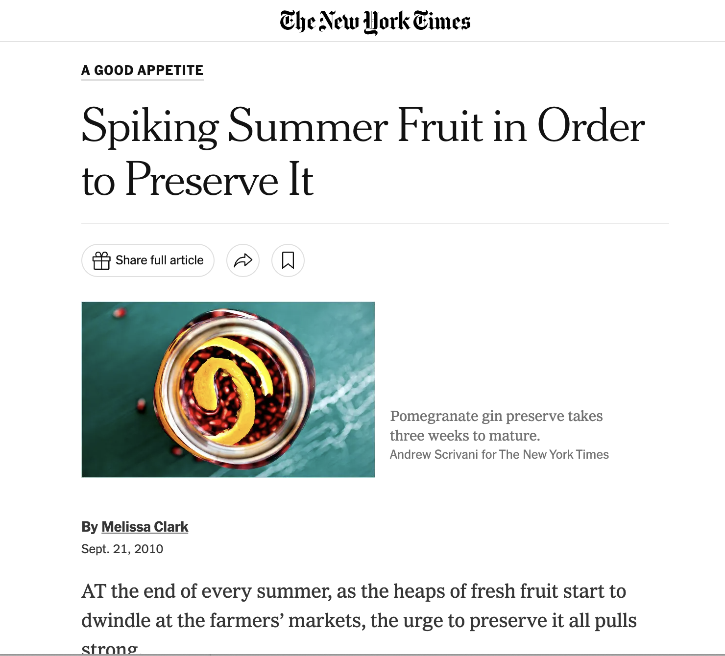 How to Preserve Fruit in Alcohol — amy pennington