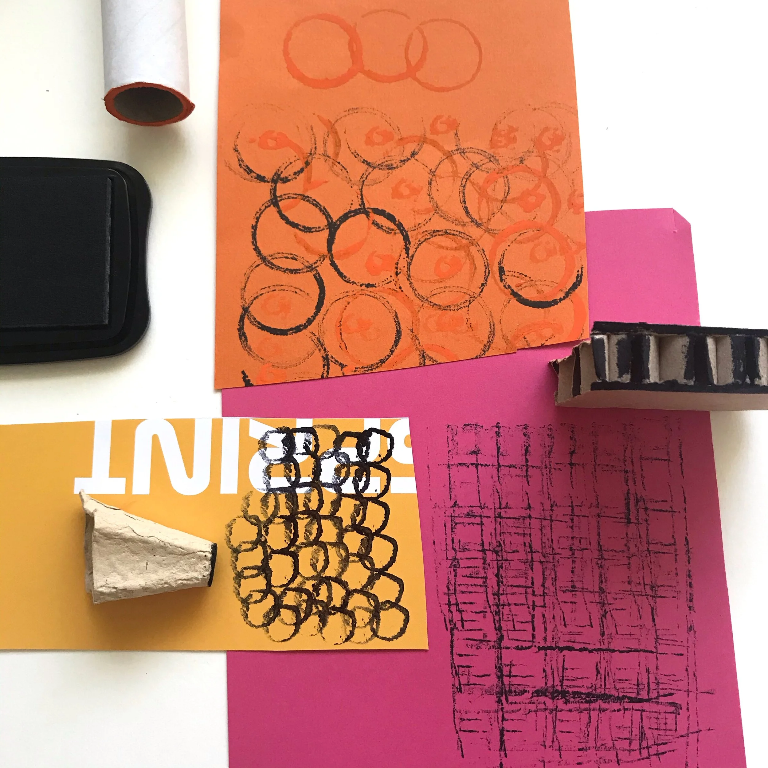experiment with mark making! — clare youngs