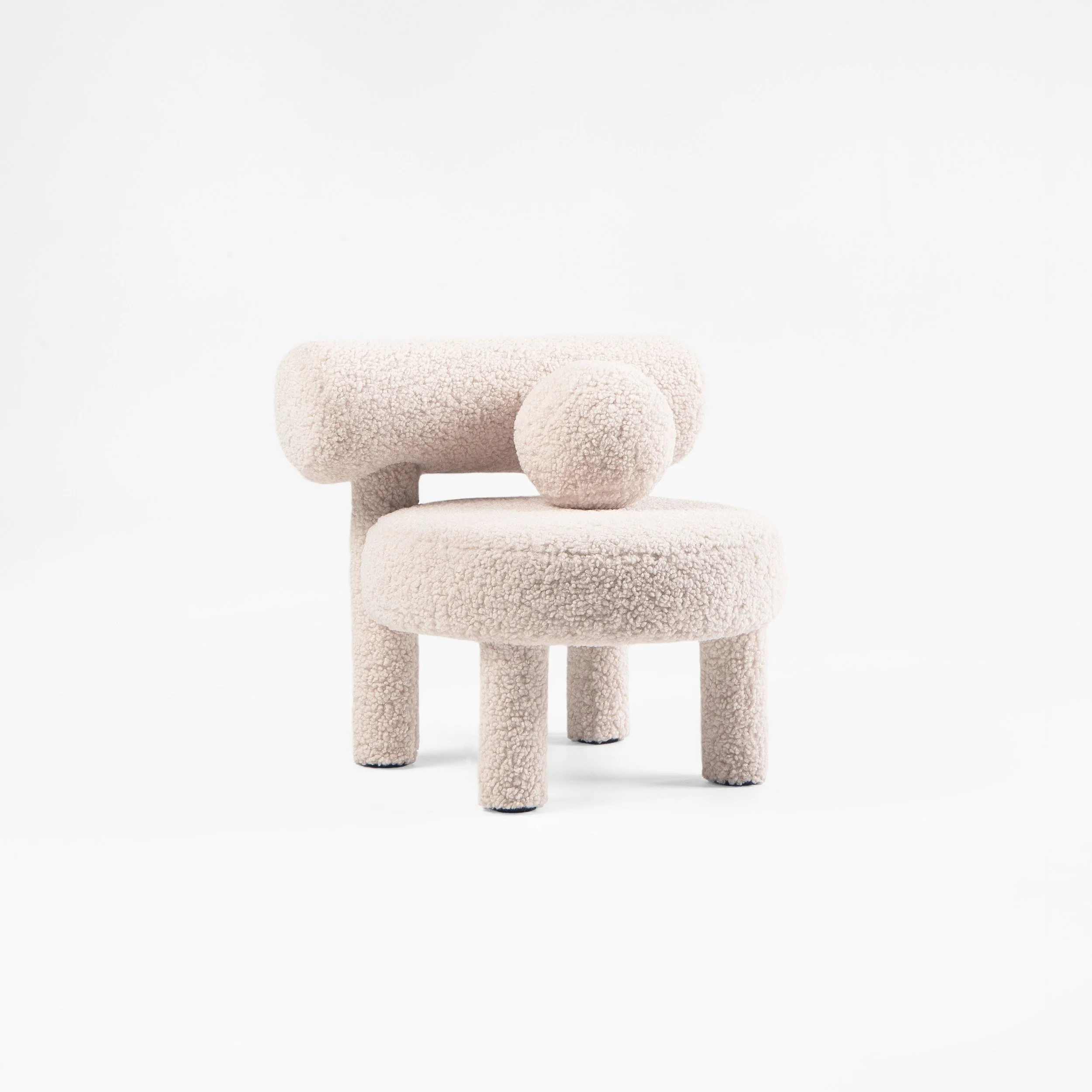 Baby Low Chair Gropius CS1 in Faux Fur — noom