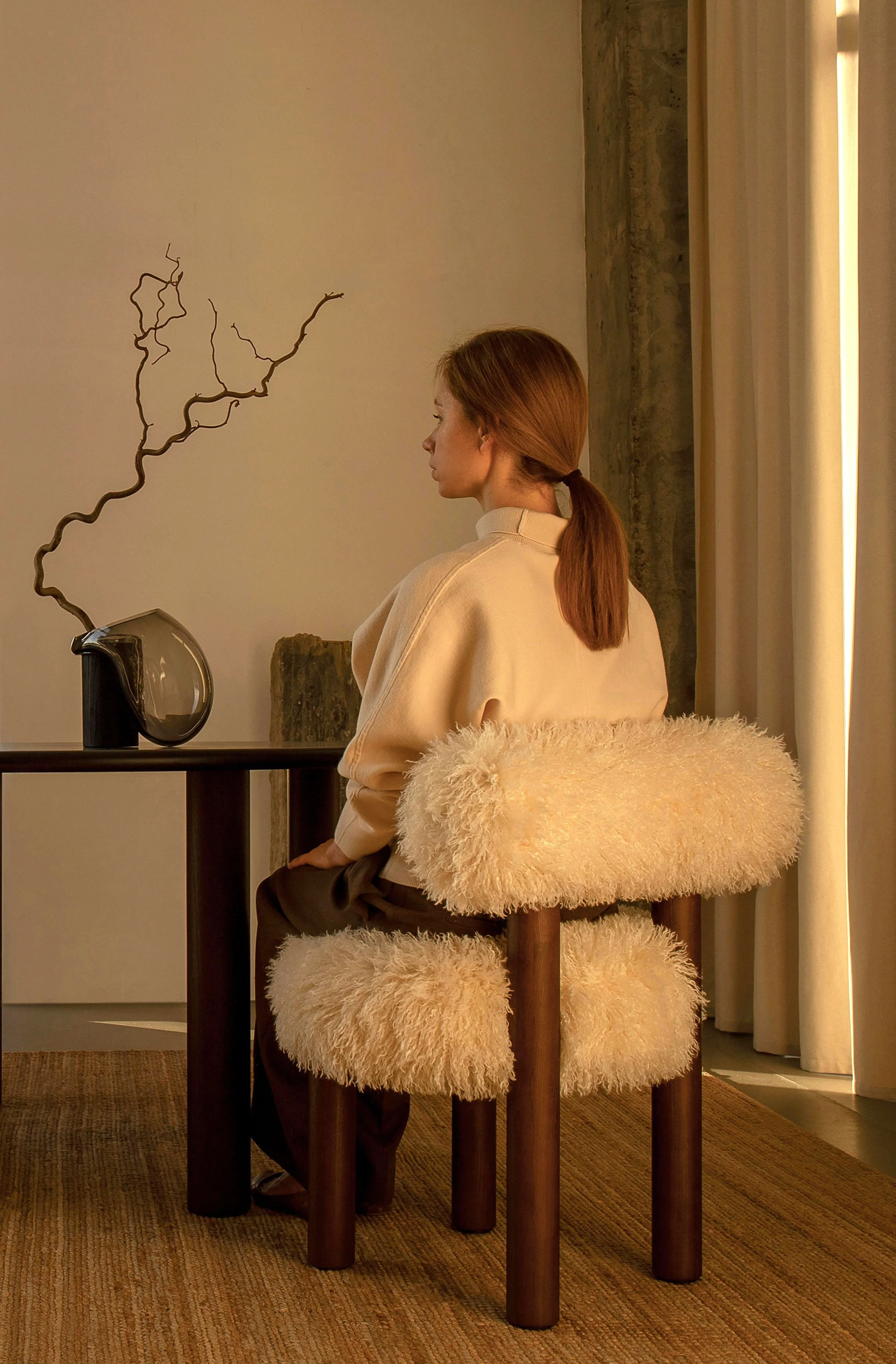 Accent dining chair Gropius Fluffy Edition — noom