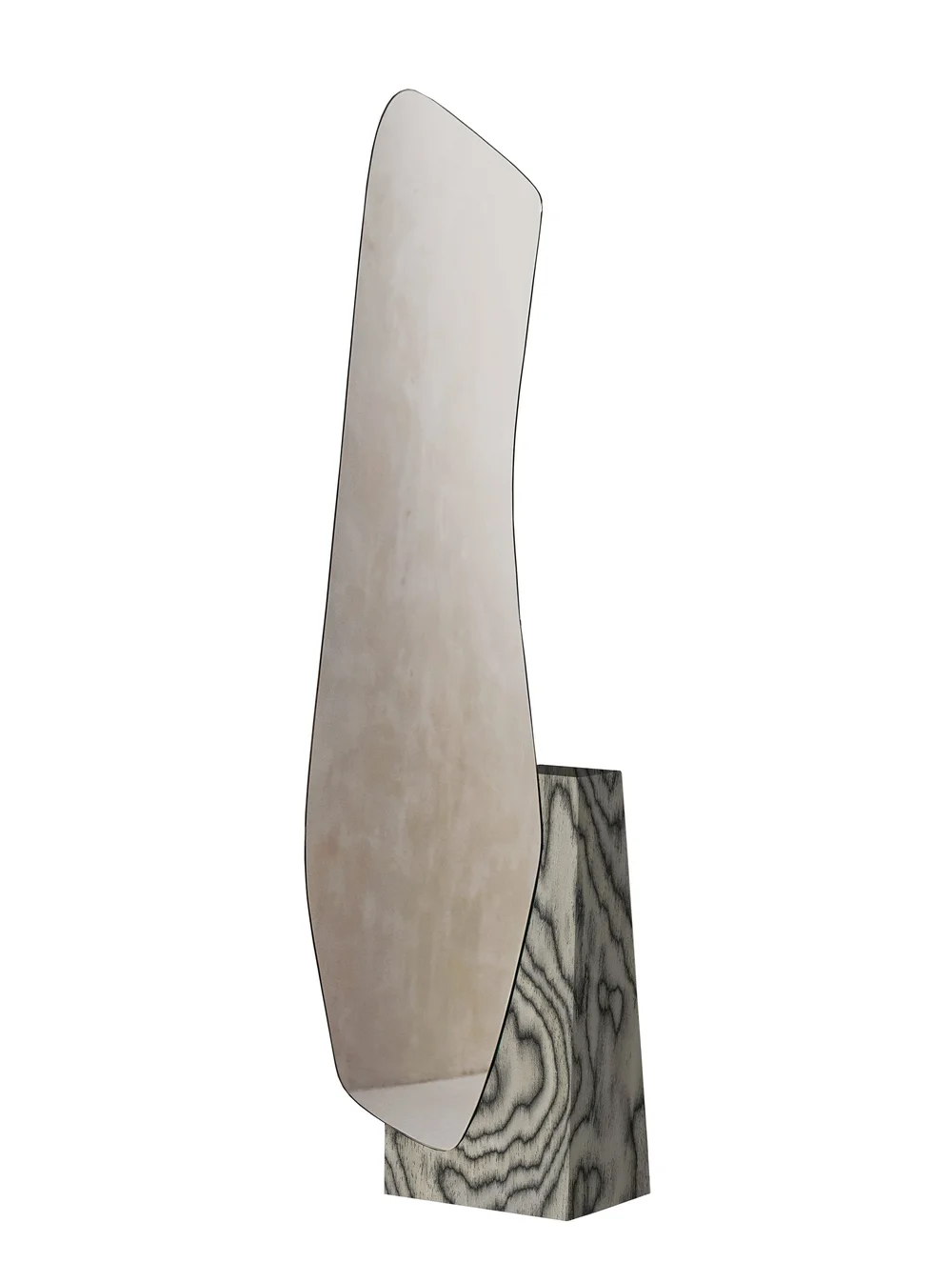 Lake Mirror 5 in Ettore Sottsass ALPI Wood Veneer - designed by ...