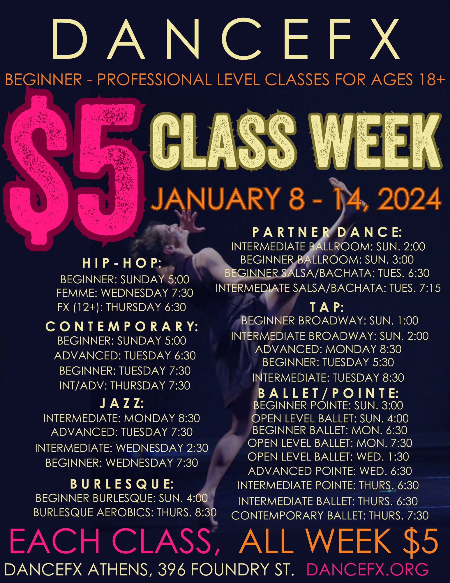 UPCOMING EVENTS — Dancefx
