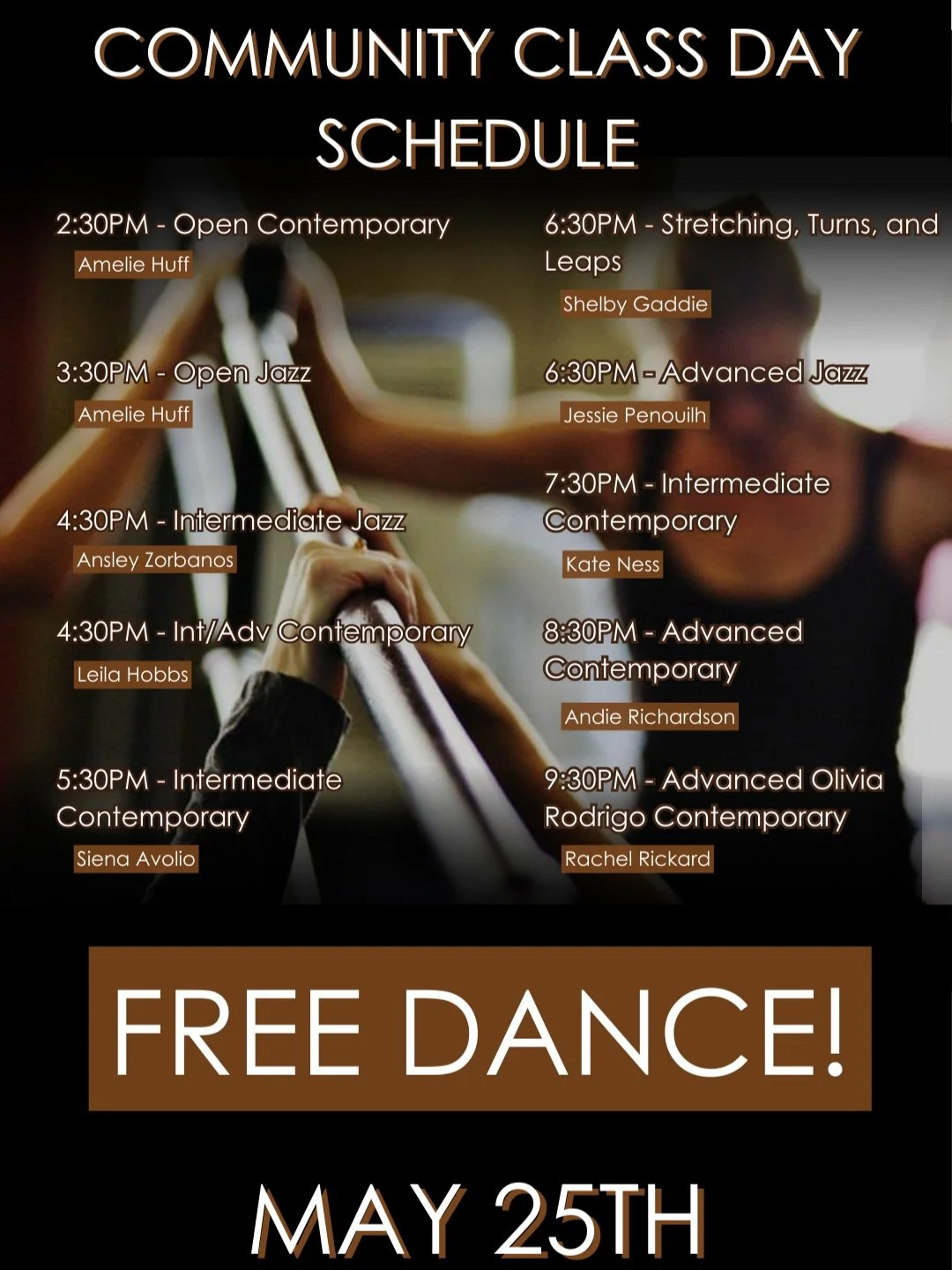 UPCOMING EVENTS — Dancefx