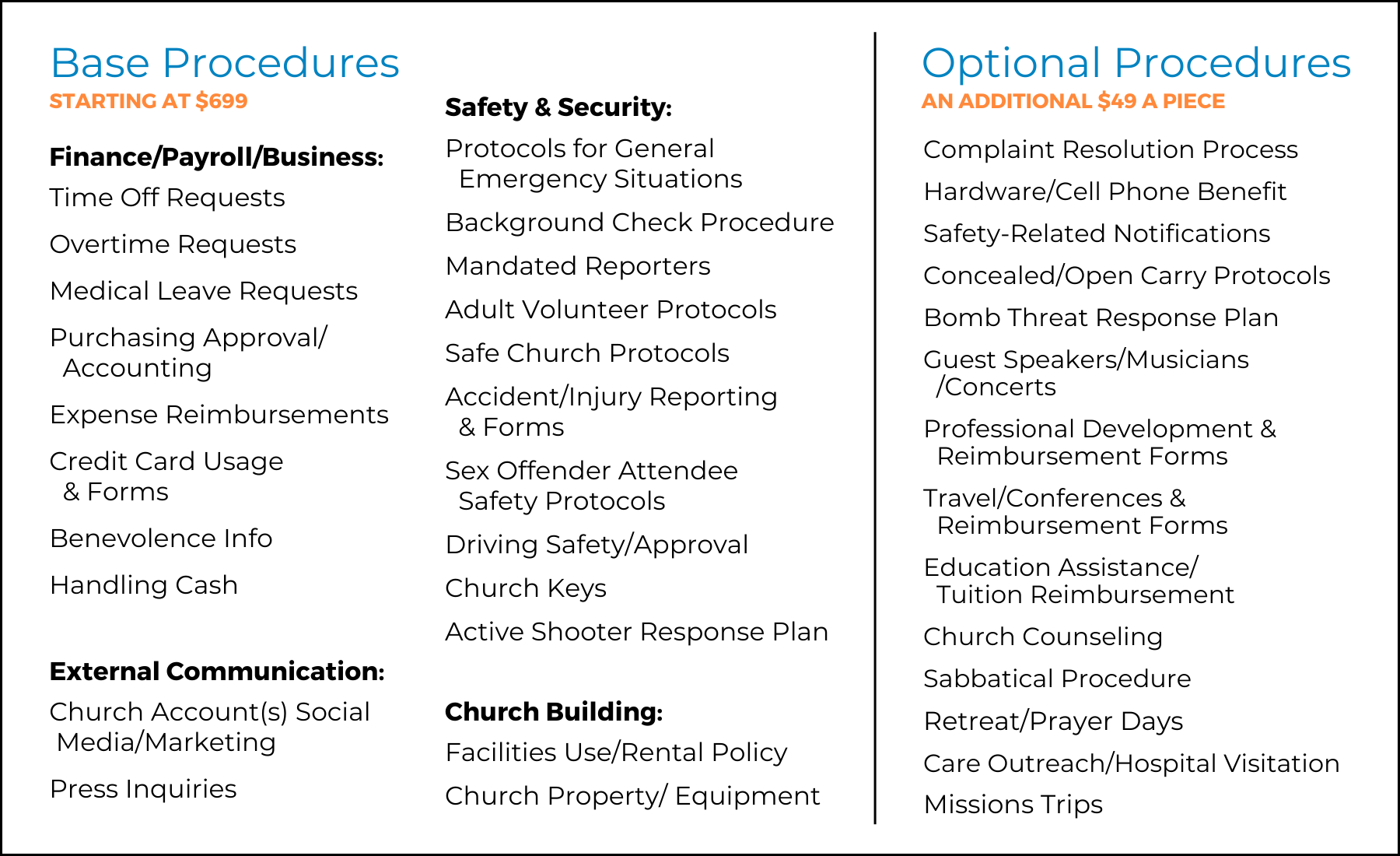 The Only HR Solution Just for Churches & Ministries — Operations Manual