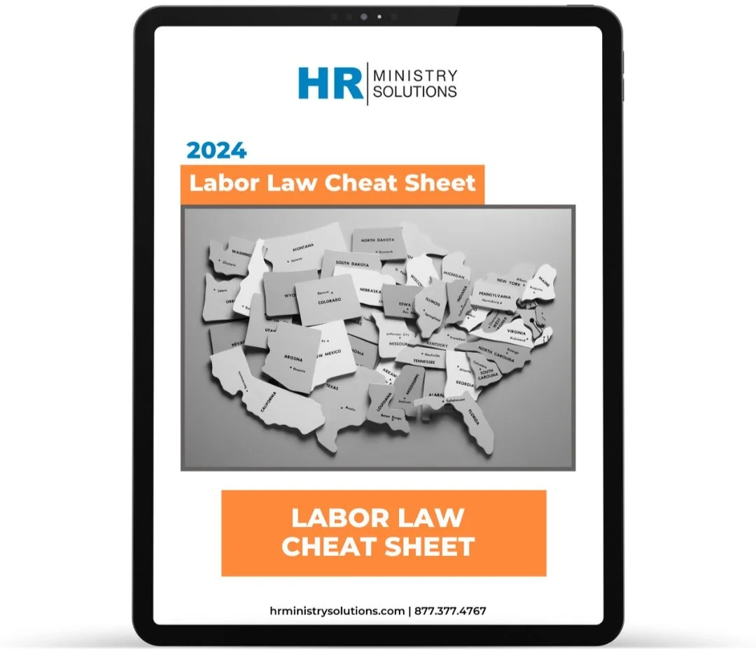 The Only HR Solution Just for Churches & Ministries — Labor Law Cheat ...