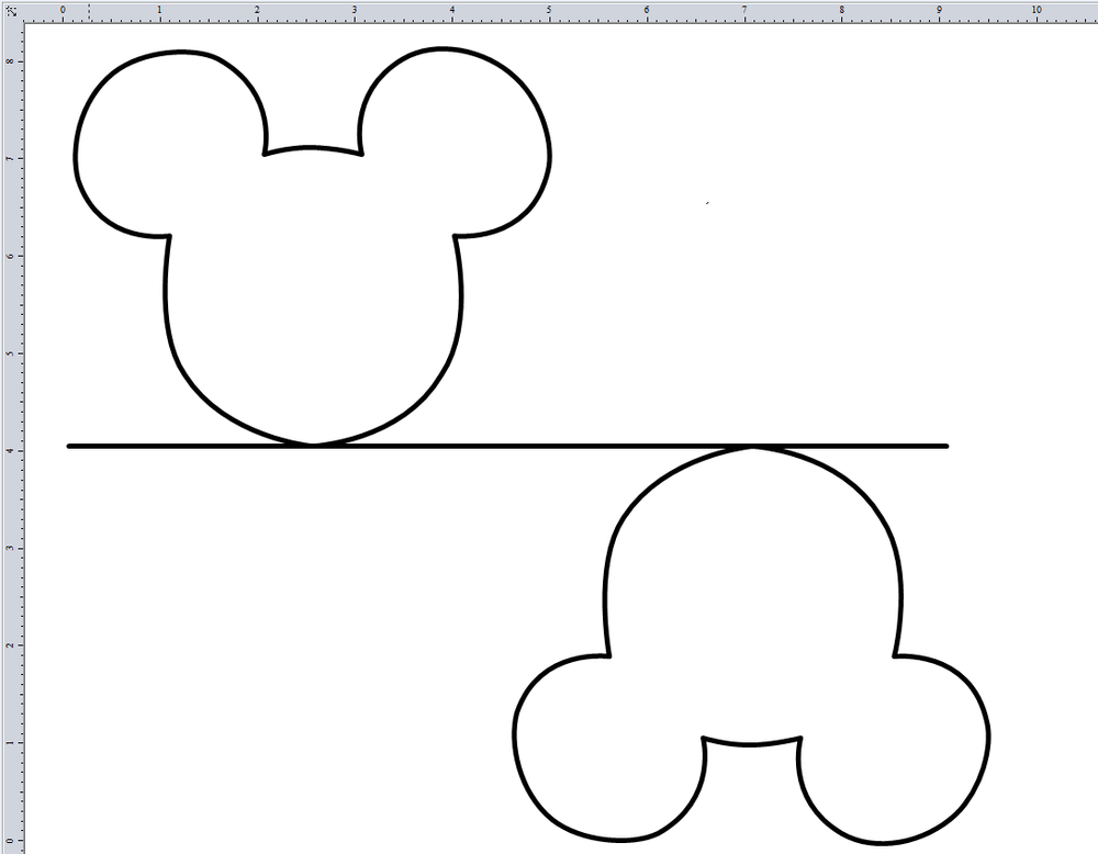 Mickey Head Template Png