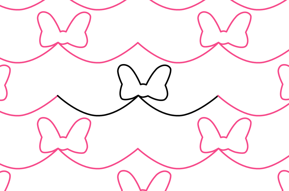 Minnie Mouse Bow Template