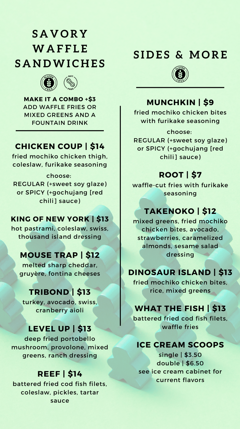 Menu — The Game Parlour