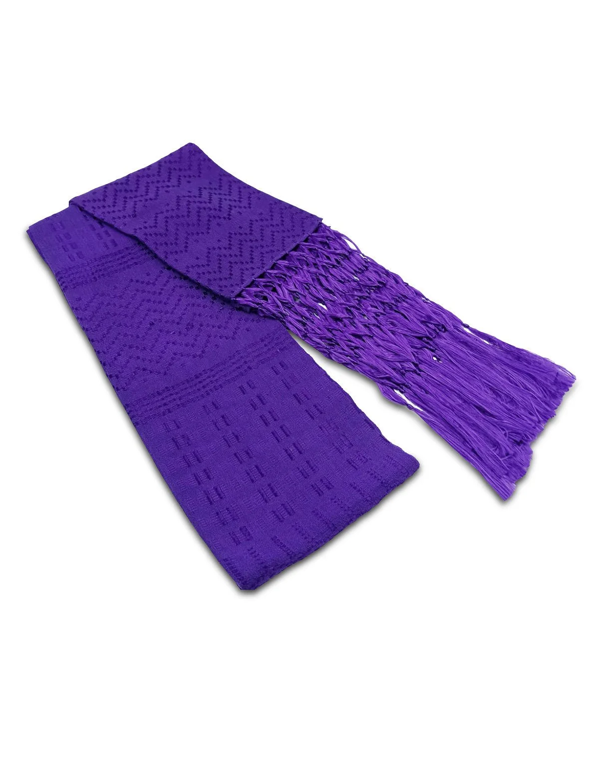 Rebozo rojo liso hecho de manera artesanal — Tikal Arte Mexicano