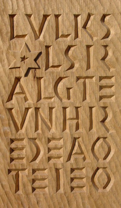 Wood — The Lettering Arts Trust