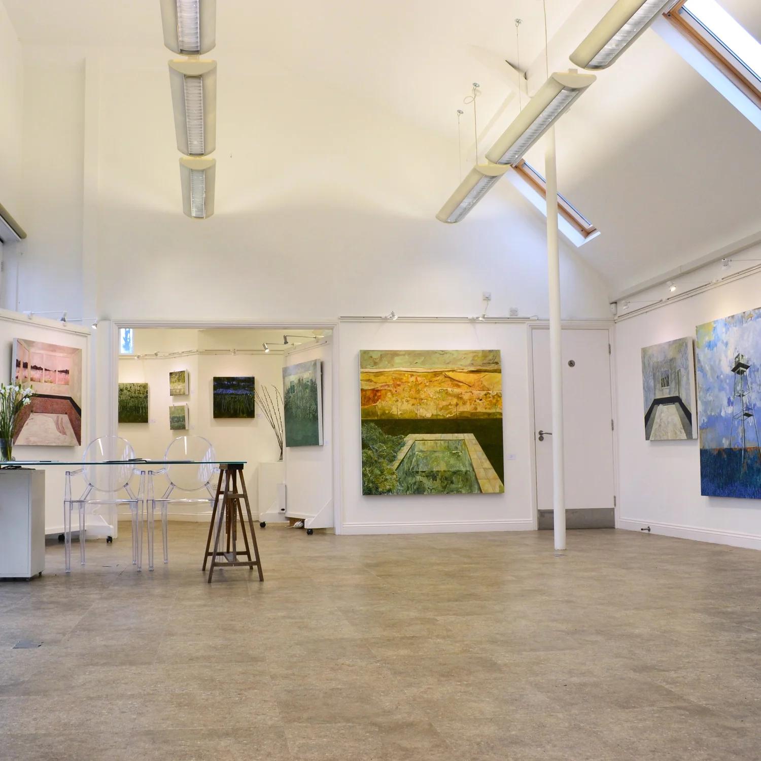 EXHIBITION VIEWS — CONRAD P CLARKE