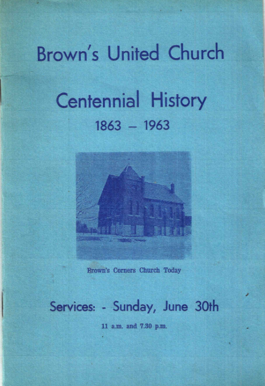 Brown's Corners — Beachville District Museum