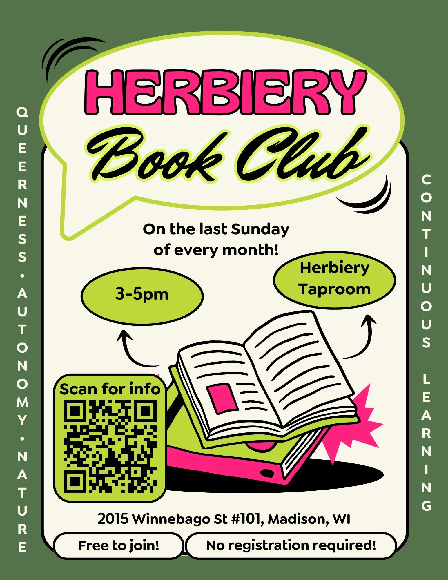 Monthly Book Club — Herbiery Brewing