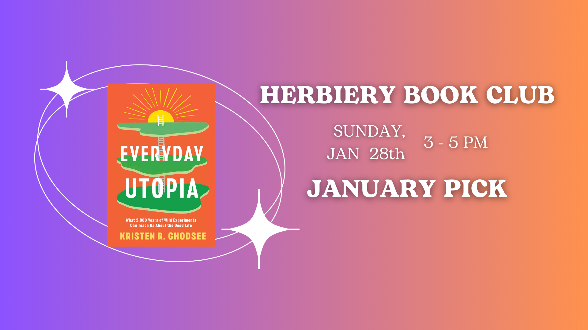 Monthly Book Club — Herbiery Brewing