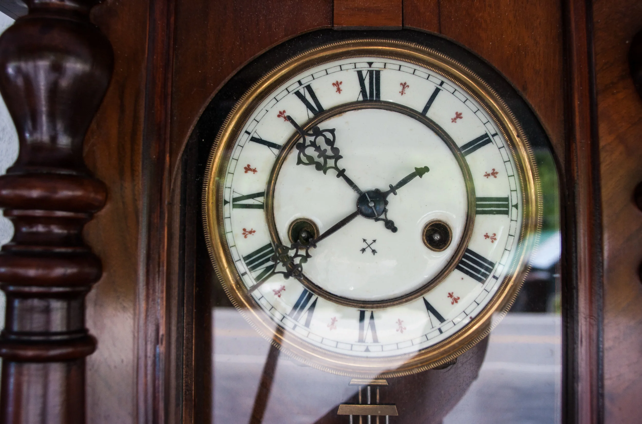 Antique German Wall Clock