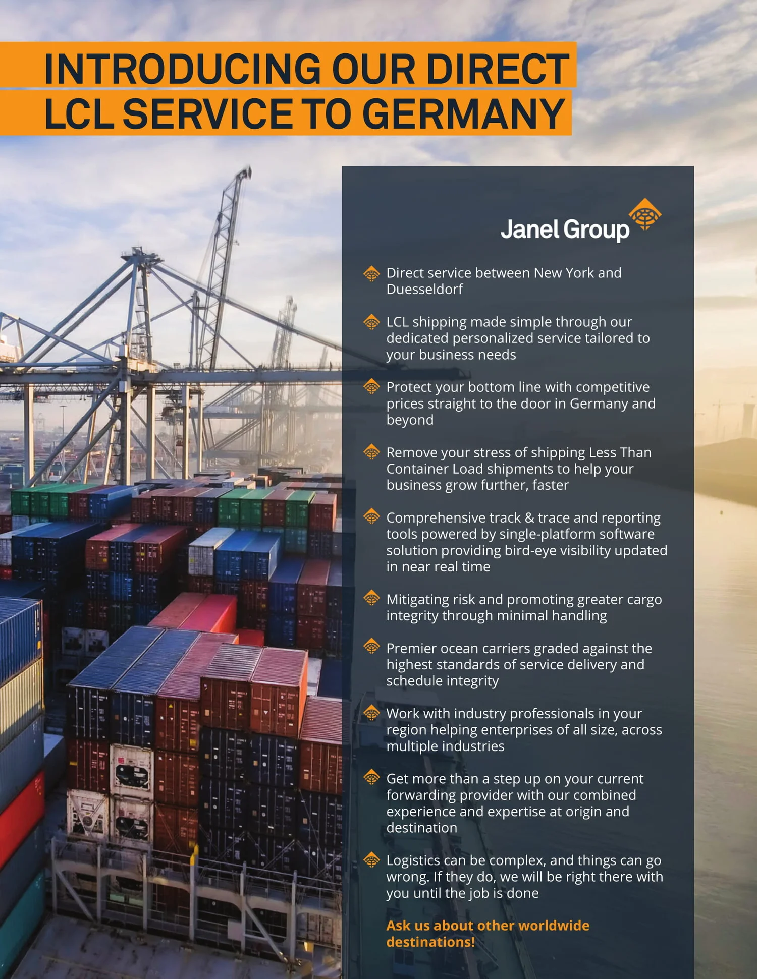 Ocean Forwarding — Janel Group