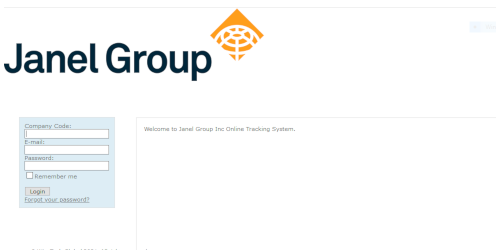 Web Tracking Login — Janel Group