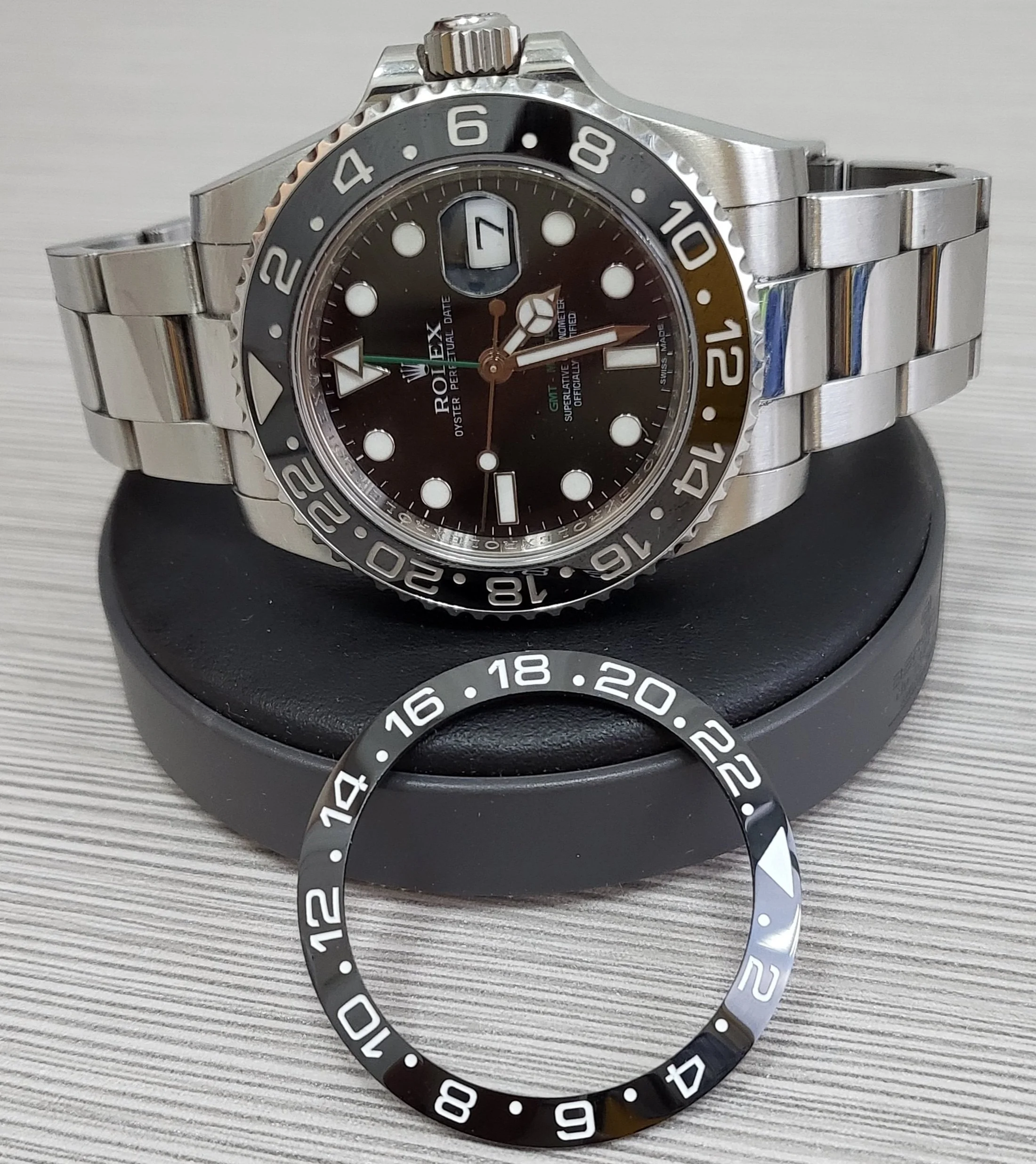 Ceramic GMT bezel insert — Alpha