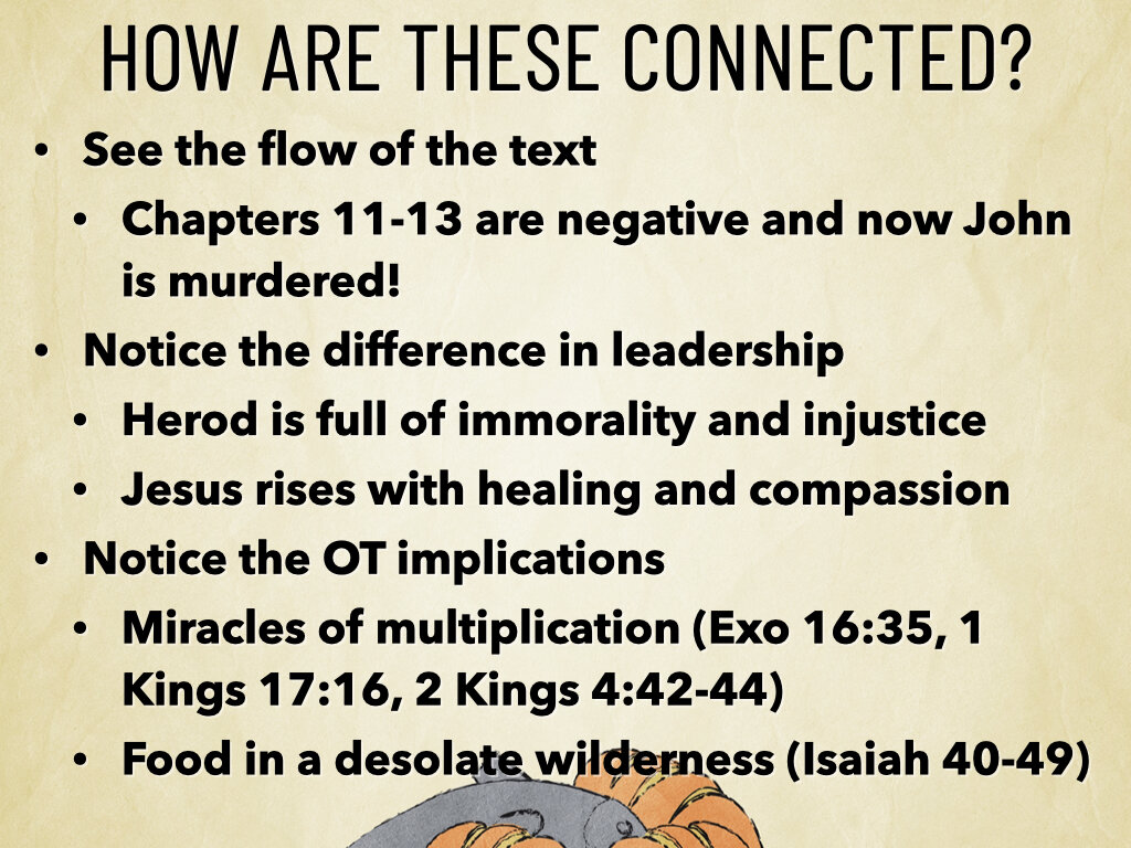 A Desolate Place (Matthew 14:1-21) — Saraland Christians