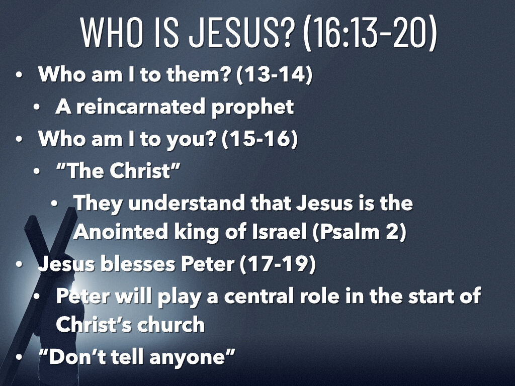 Lose Your Life? (Matthew 16:13-28) — Saraland Christians