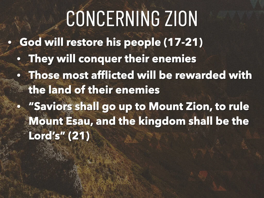 Pride Before Destruction (Obadiah) — Saraland Christians